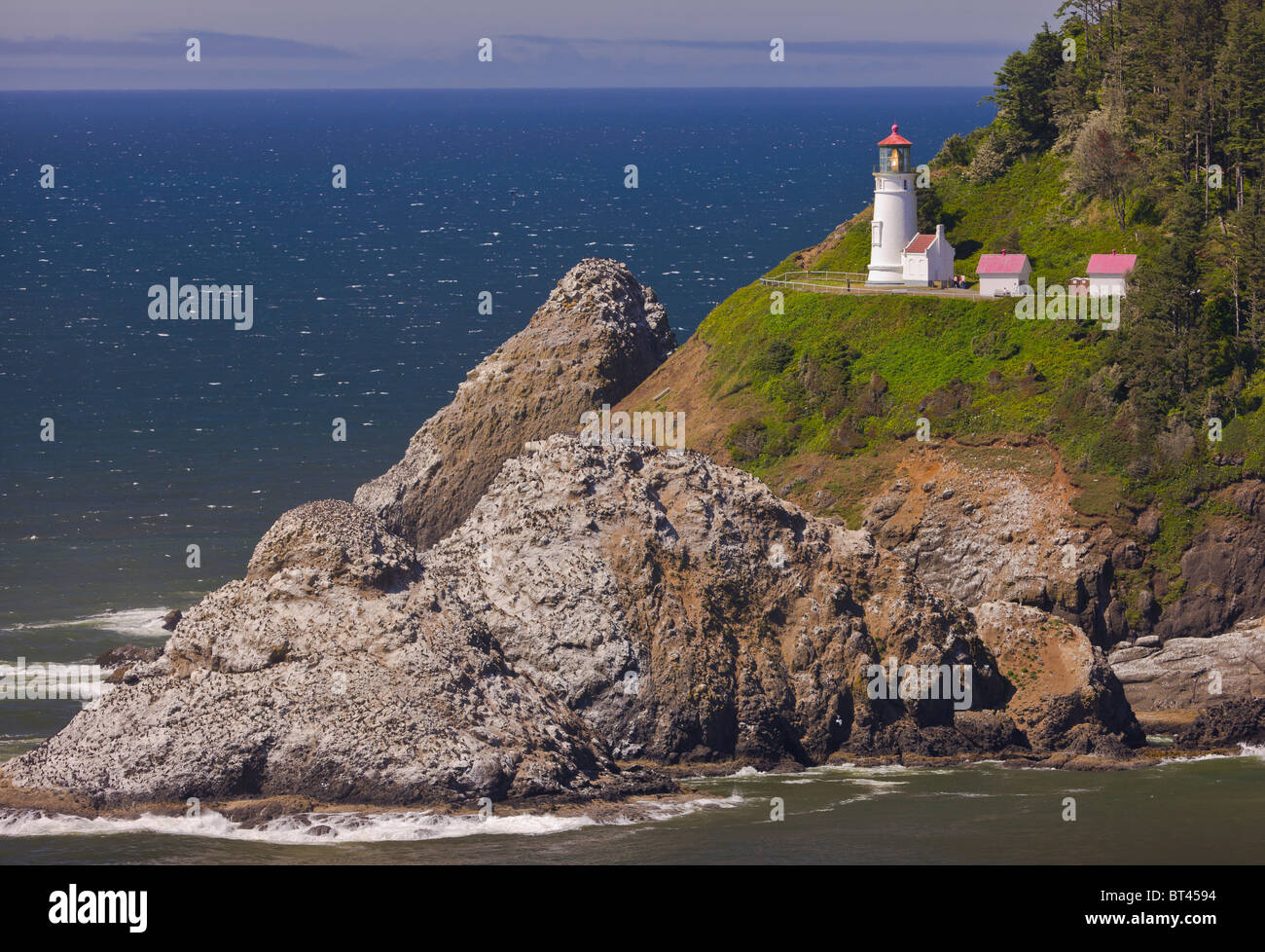 HECETA HEAD, OREGON, USA - Heceta Head lighthouse on Oregon coast Stock ...