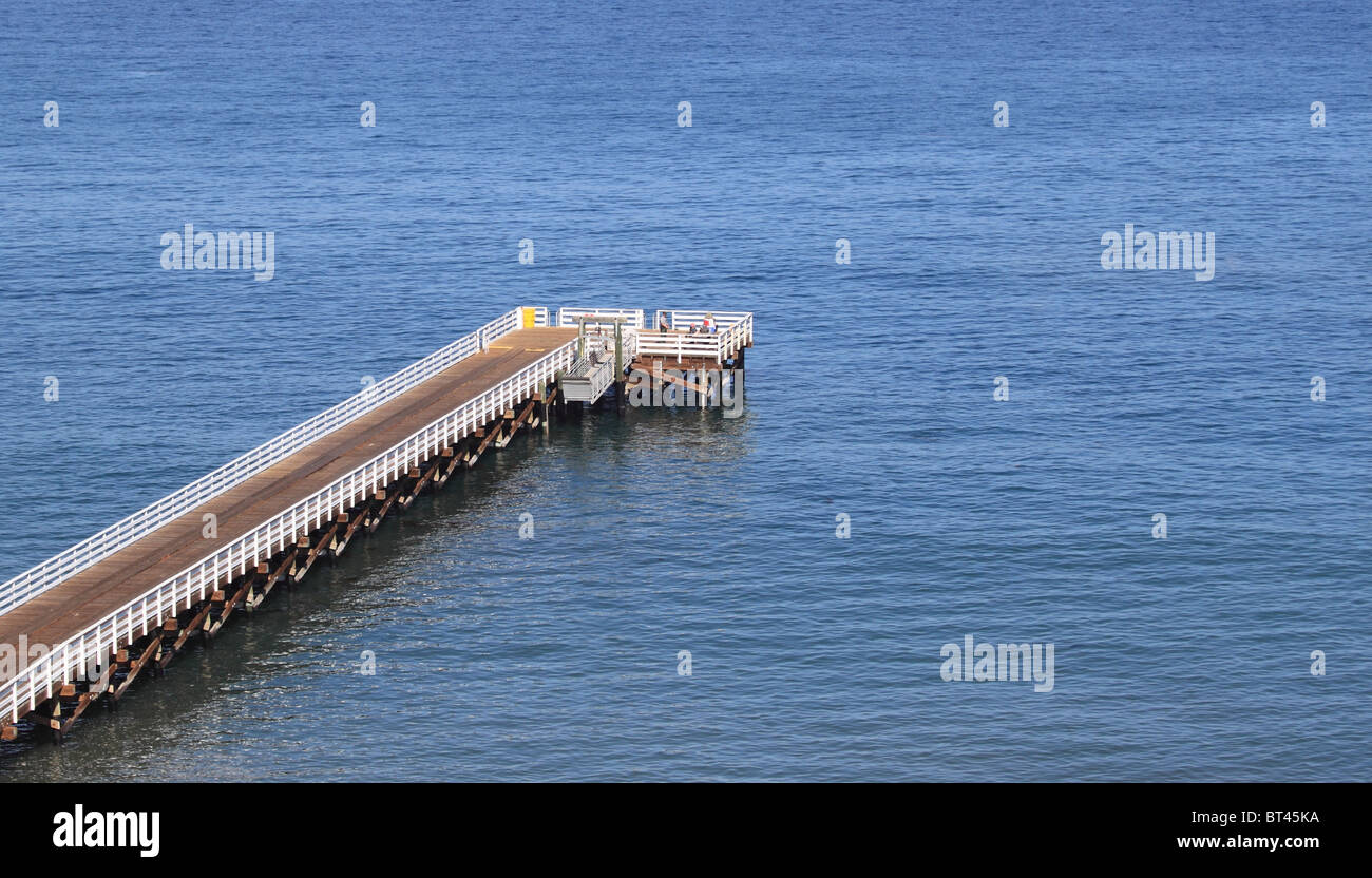 santa cruz island pier Stock Photo - Alamy