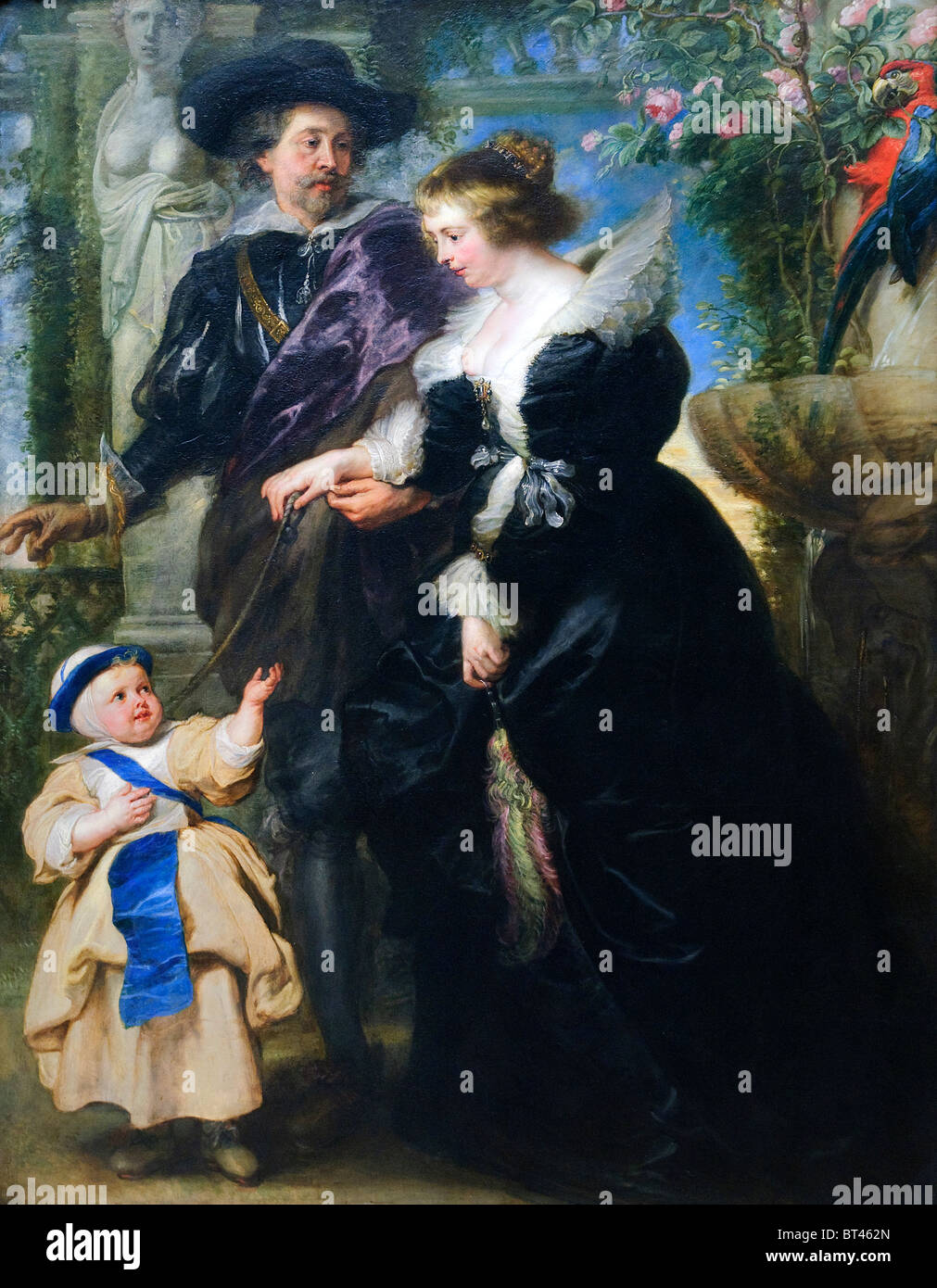 Rubens, His Wife Helena Fourment (1614–1673), and Their Son Peter Paul ...