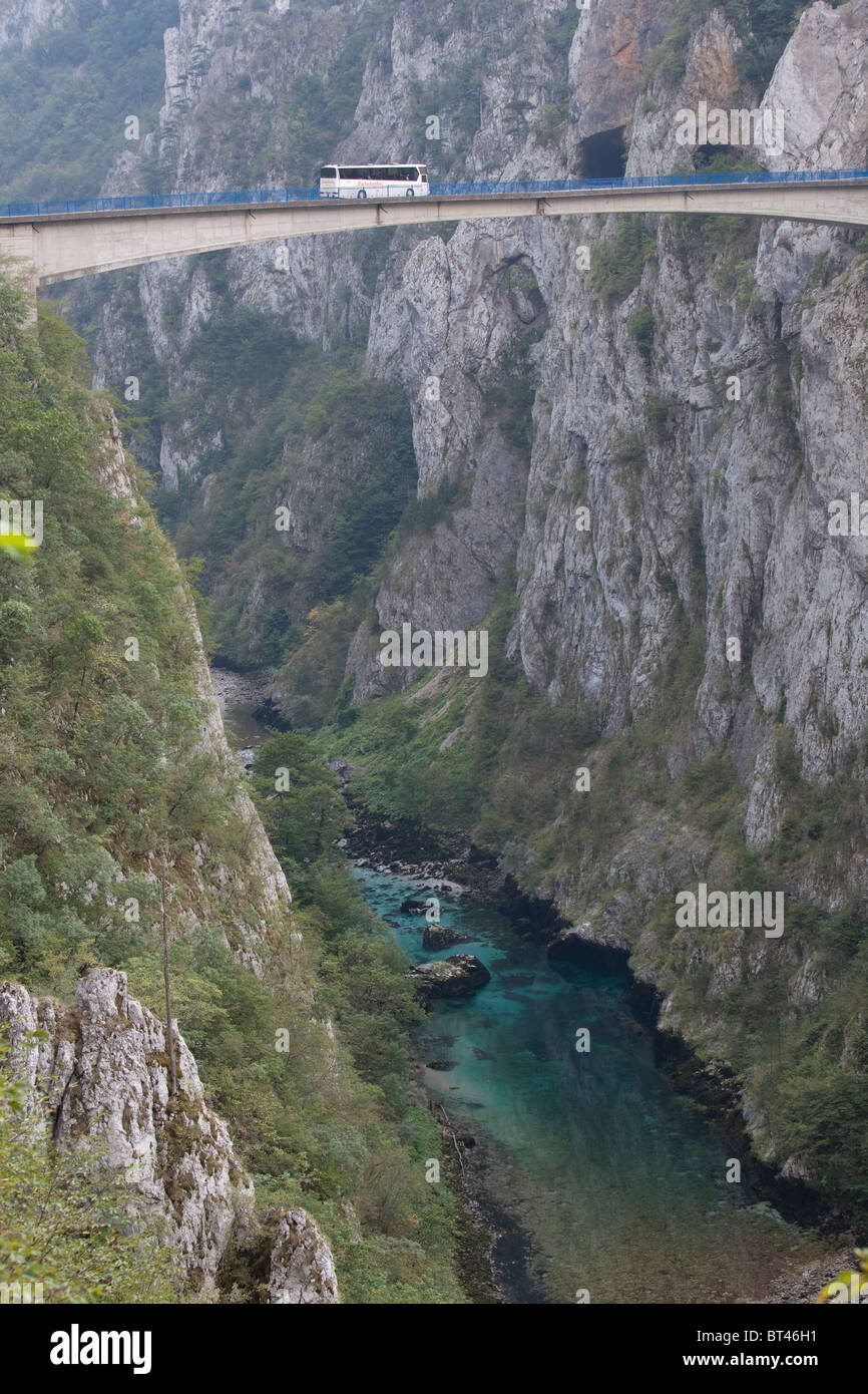 Rijeka Piva (Piva River) and Piva bridge Stock Photo - Alamy