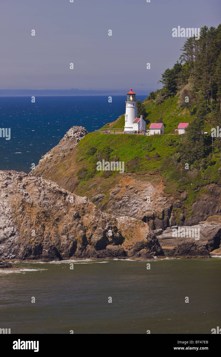 HECETA HEAD, OREGON, USA - Heceta Head lighthouse on Oregon coast Stock ...