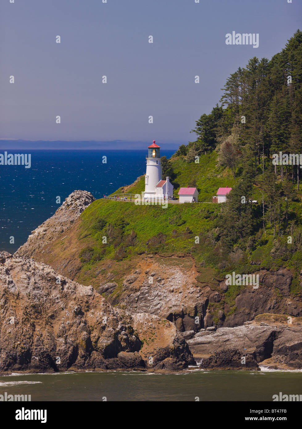 HECETA HEAD, OREGON, USA - Heceta Head lighthouse on Oregon coast Stock ...