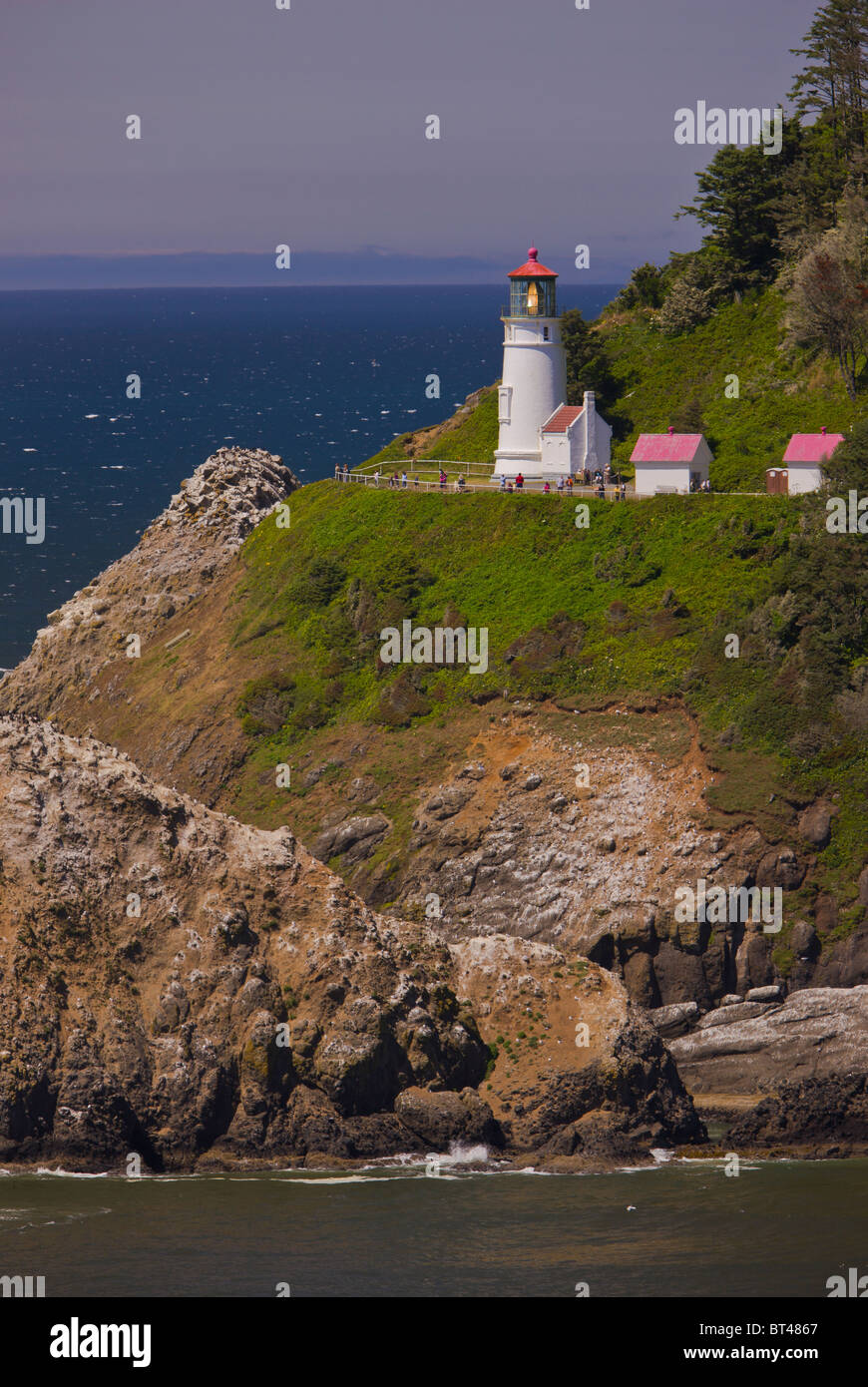 HECETA HEAD, OREGON, USA - Heceta Head lighthouse on Oregon coast Stock ...