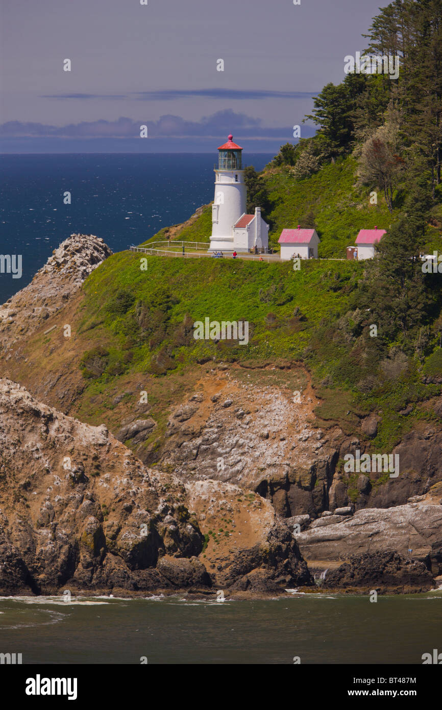 HECETA HEAD, OREGON, USA - Heceta Head lighthouse on Oregon coast Stock ...