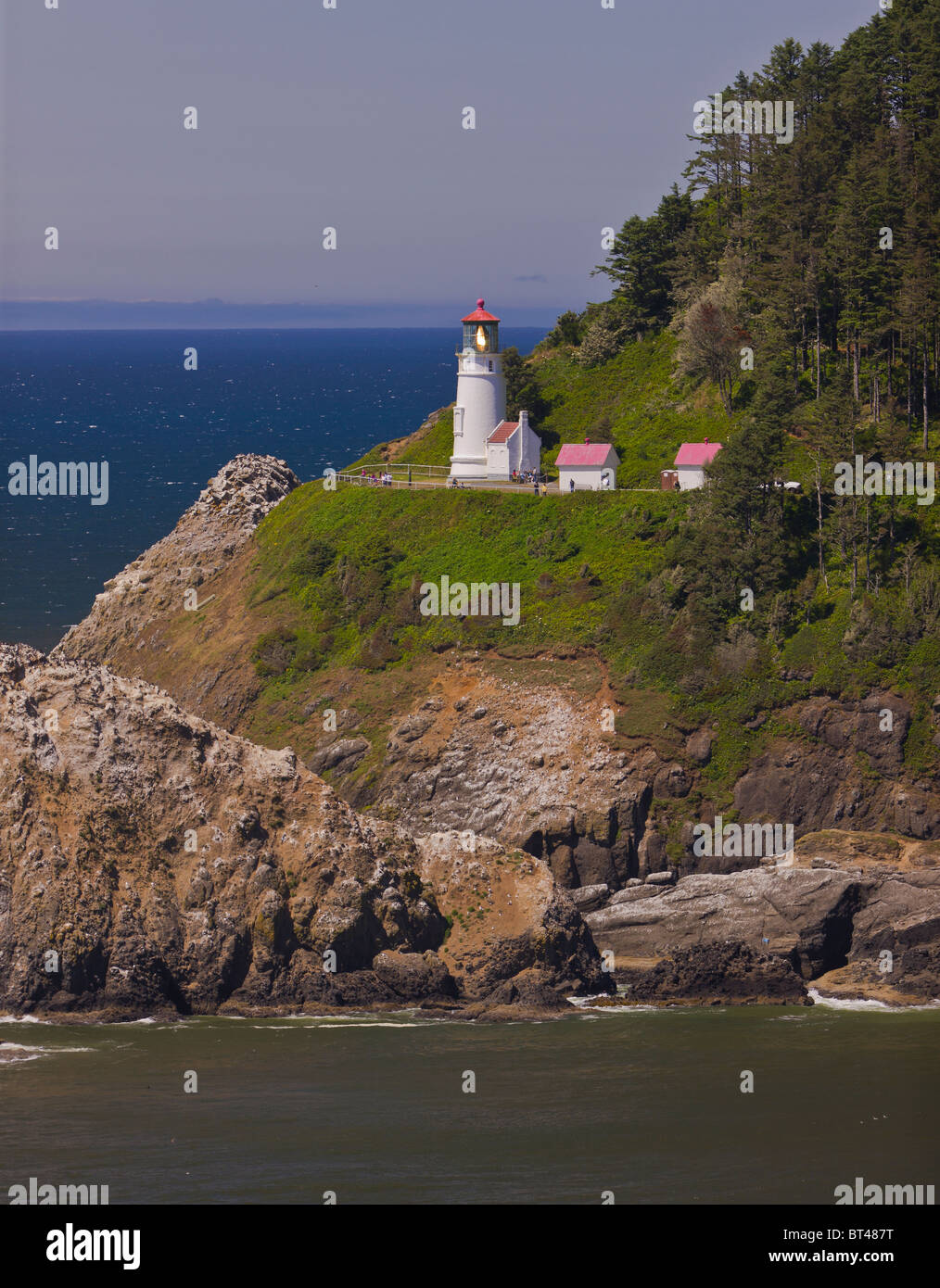 HECETA HEAD, OREGON, USA - Heceta Head lighthouse on Oregon coast Stock ...