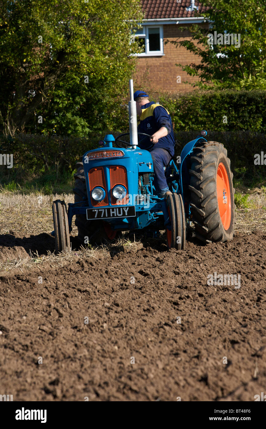 Fordson Dexter Tractor Stock Photo - Alamy