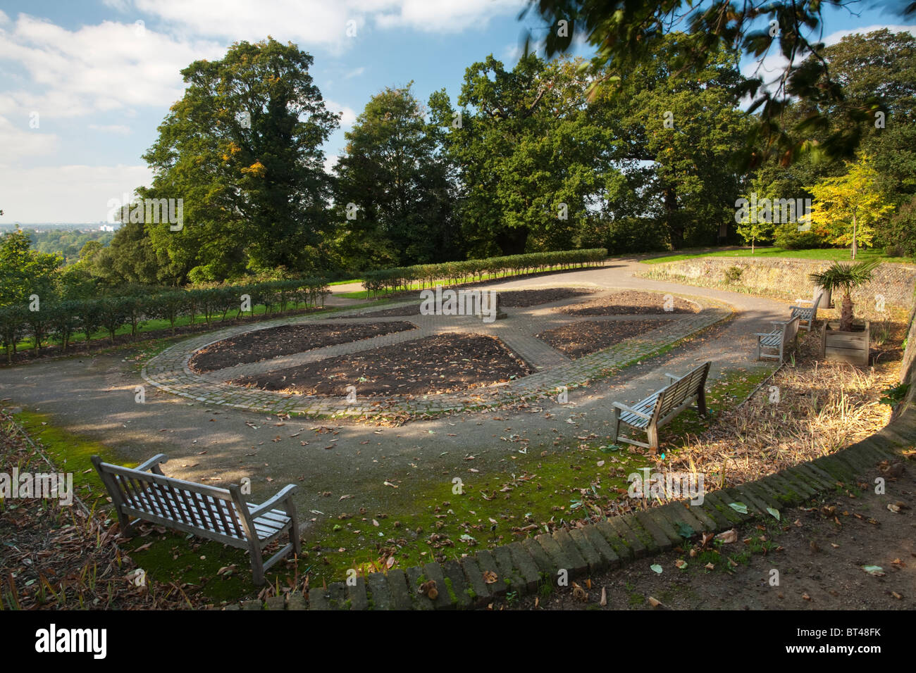 Poets Corner in Richmond Park, Surrey, Uk Stock Photo - Alamy