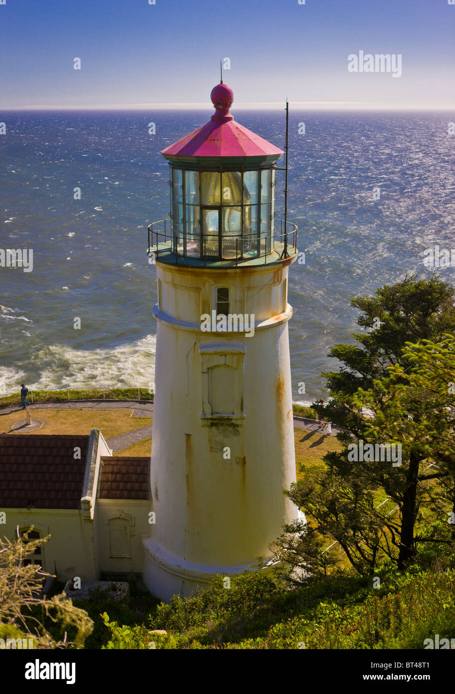 HECETA HEAD, OREGON, USA - Heceta Head lighthouse on central Oregon ...