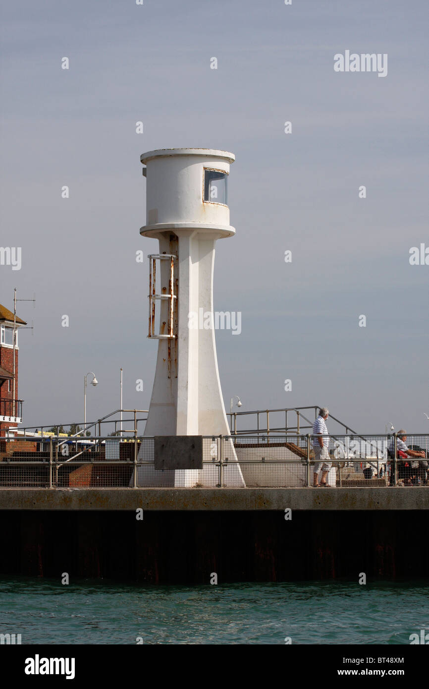 Lighthouse at Littlehampton, West Sussex Stock Photo - Alamy