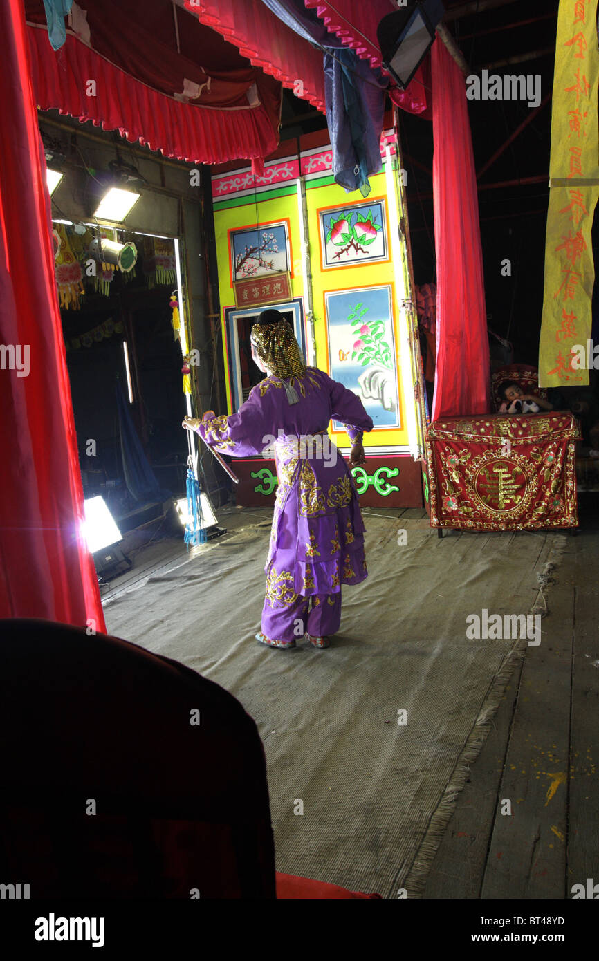 Chinese opera performers , Back stage theatre Stock Photo - Alamy