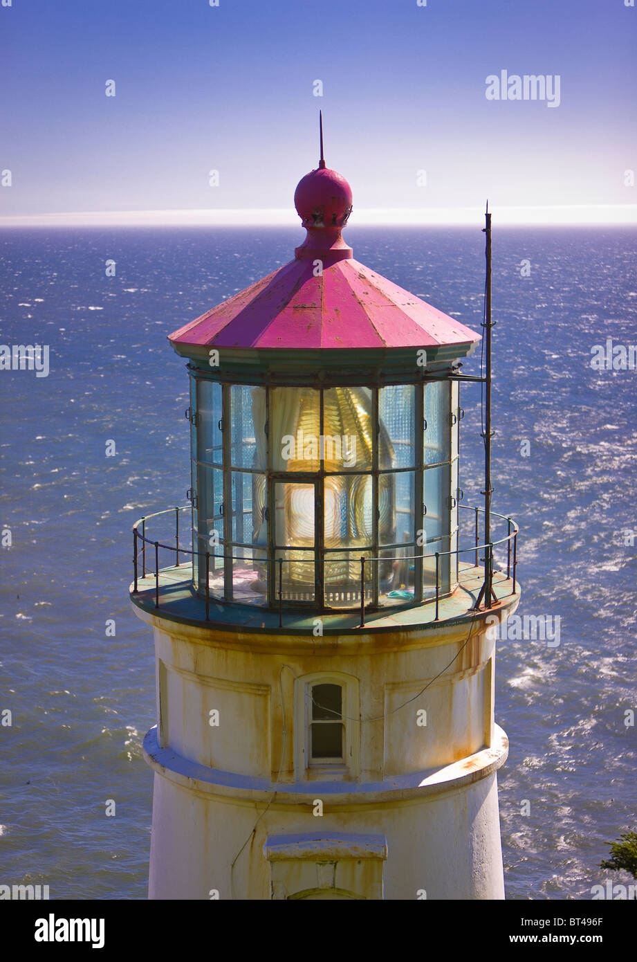 HECETA HEAD, OREGON, USA - Heceta Head lighthouse on central Oregon ...