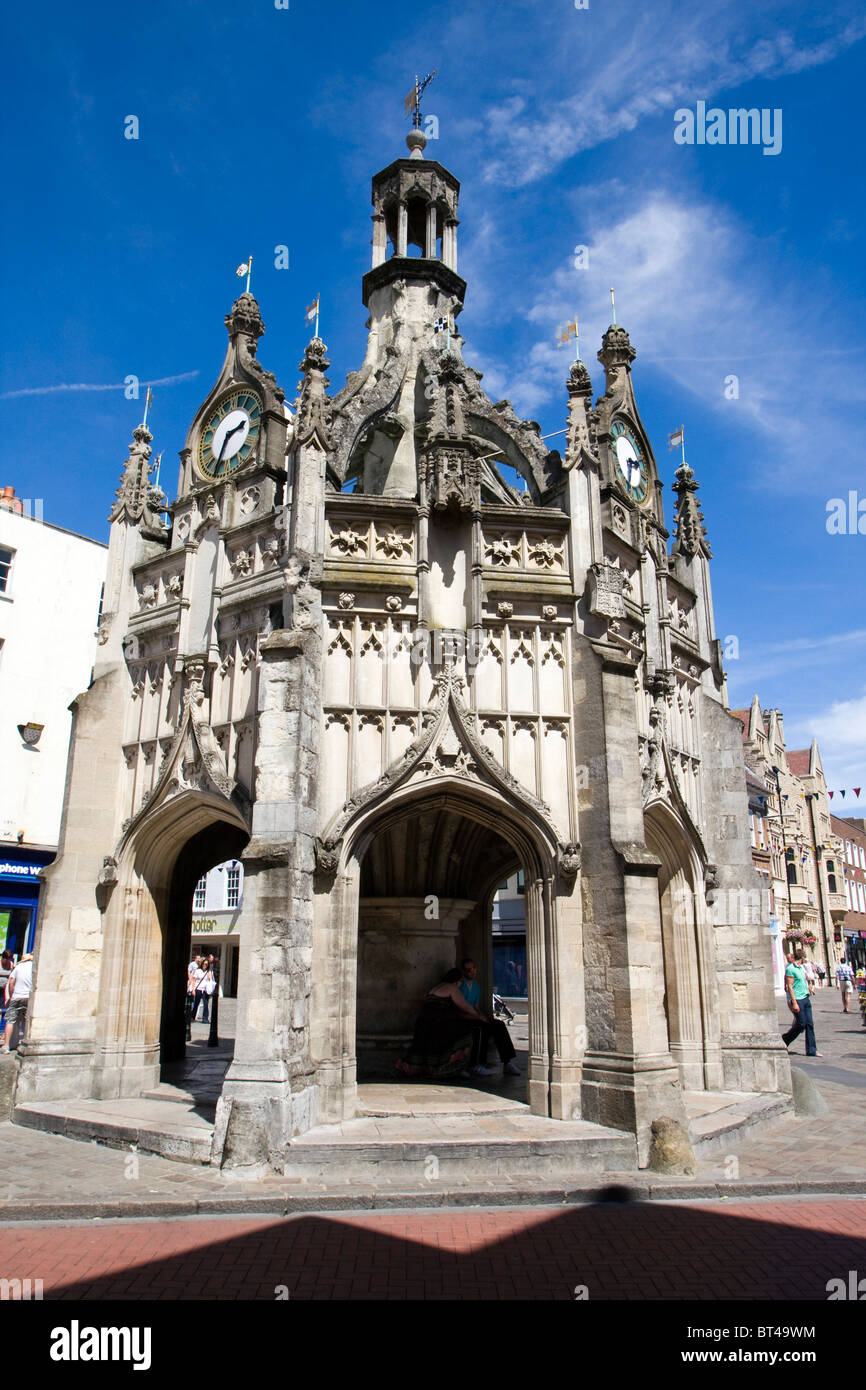 The Market Cross Chichester Sussex England Stock Photo - Alamy