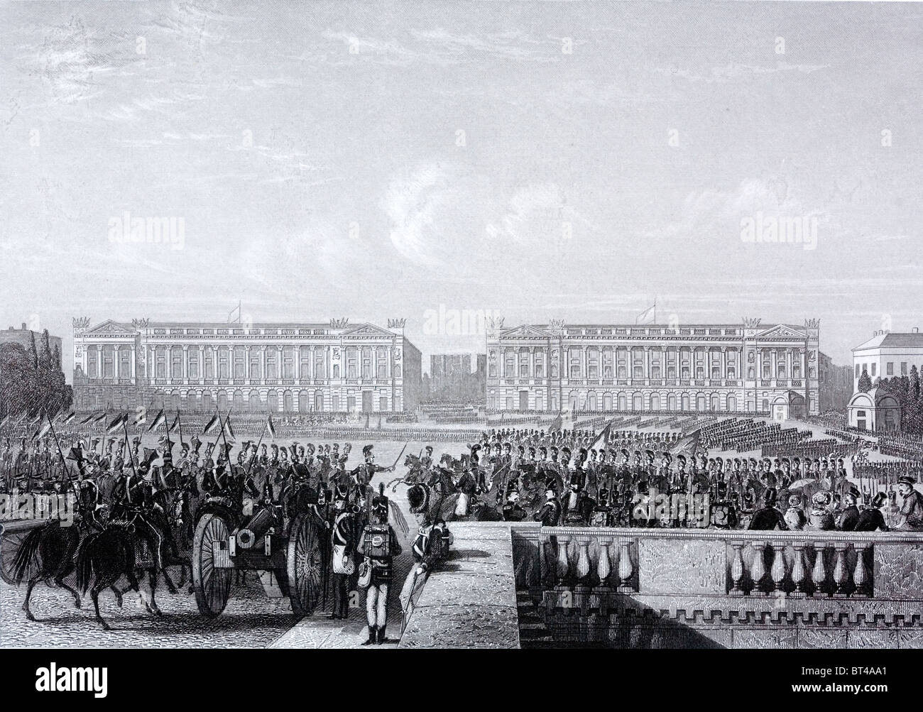 The entry of the Allies into Paris in 1815 Stock Photo - Alamy
