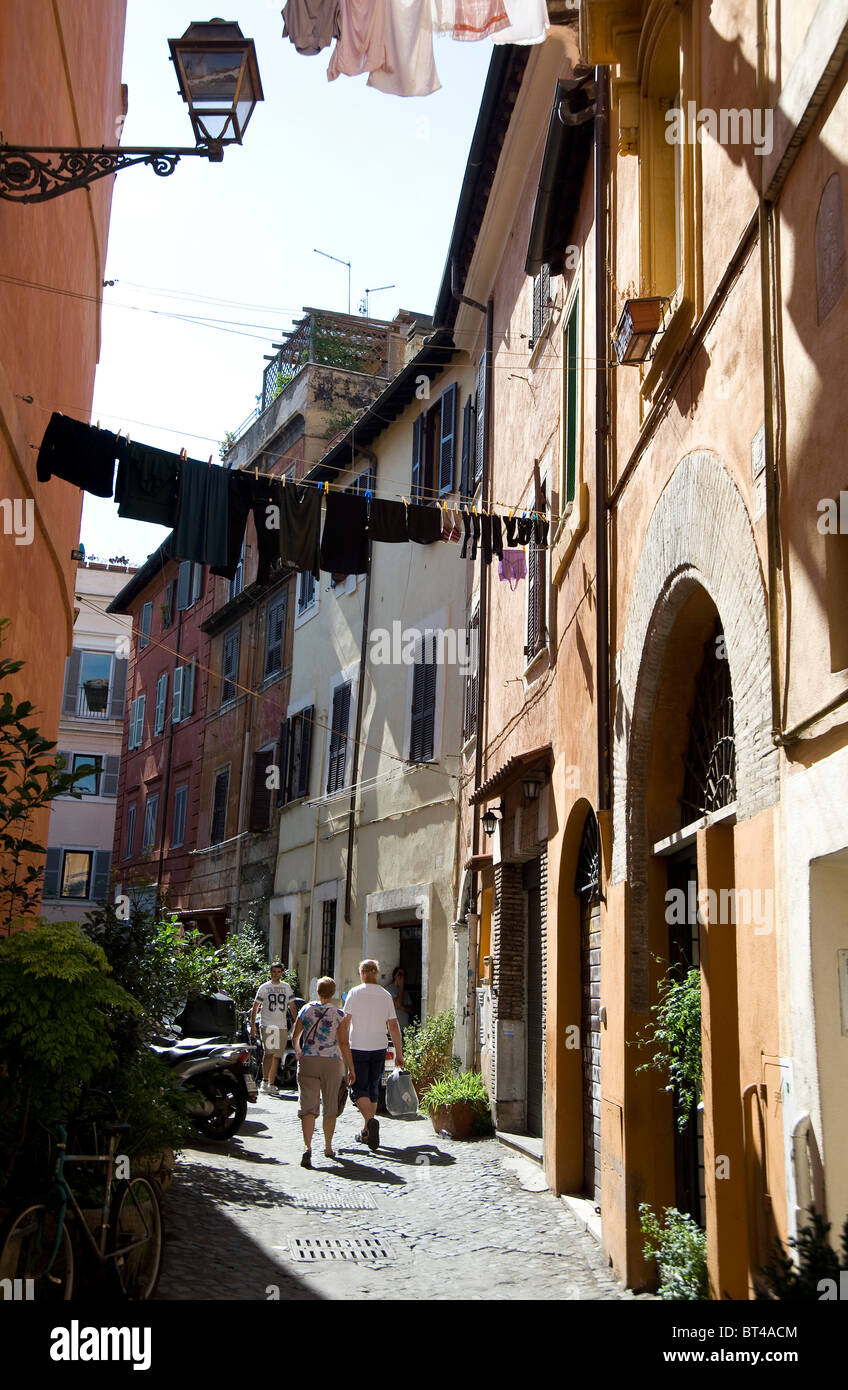 Trastevere district rome italy hi-res stock photography and images - Alamy