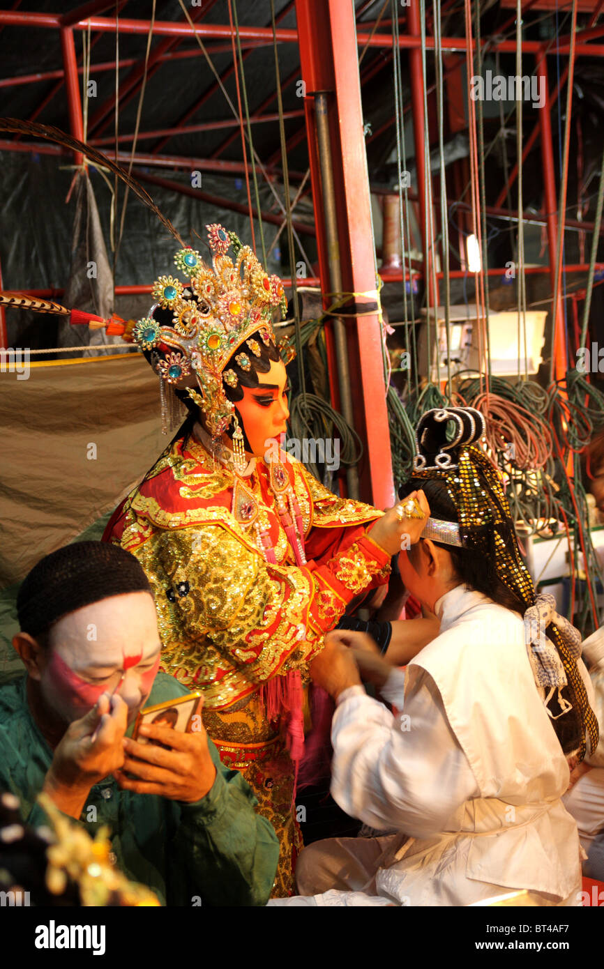 Back stage , Chinese opera performer Stock Photo - Alamy