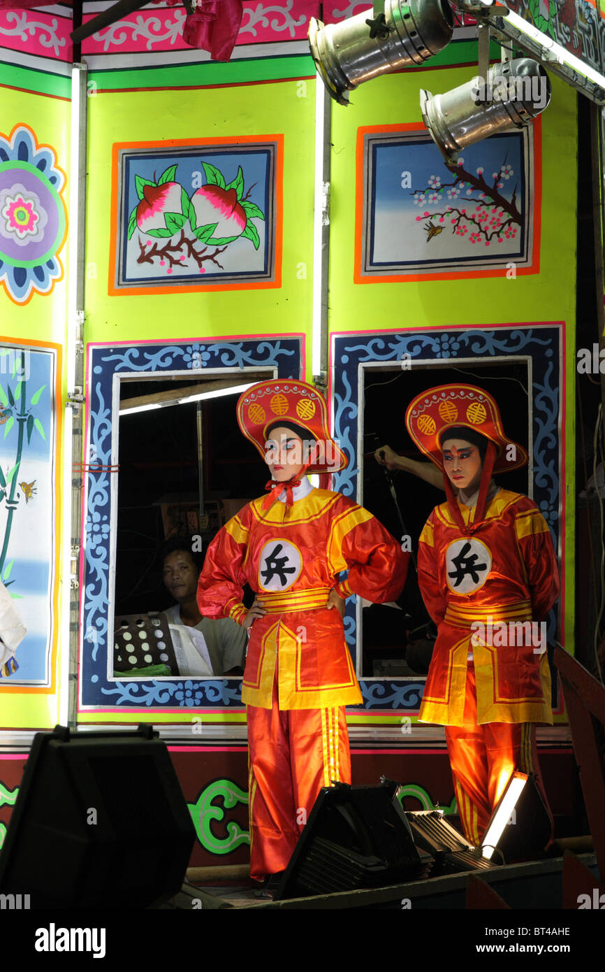 Chinese opera performance , Bangkok 's Chinatown , Thailand Stock Photo ...