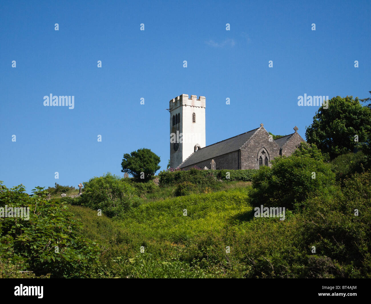 Manorbier village wales hi-res stock photography and images - Alamy