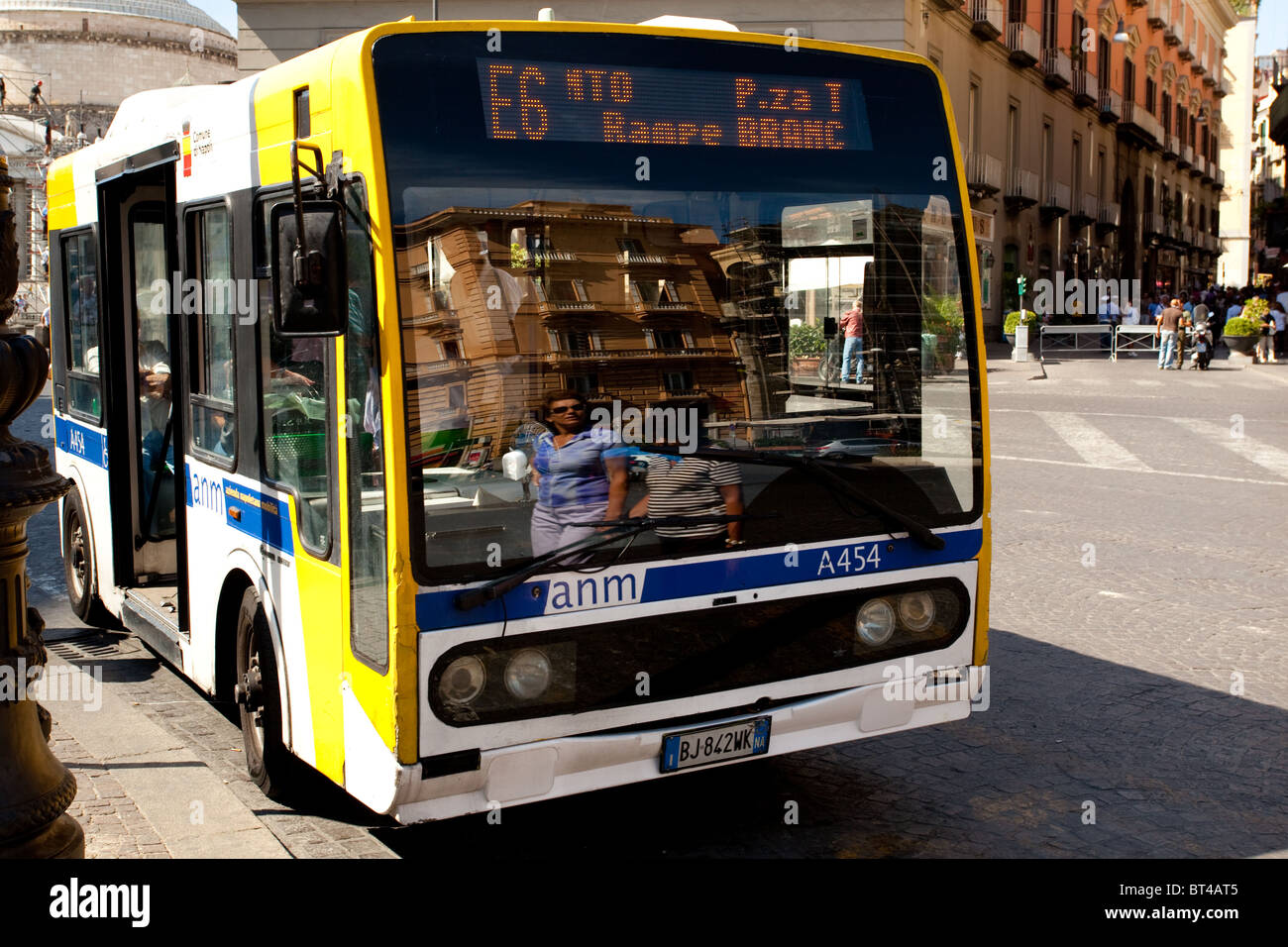 Small bus with designed "easy access" for elderly ones. "azienda ...