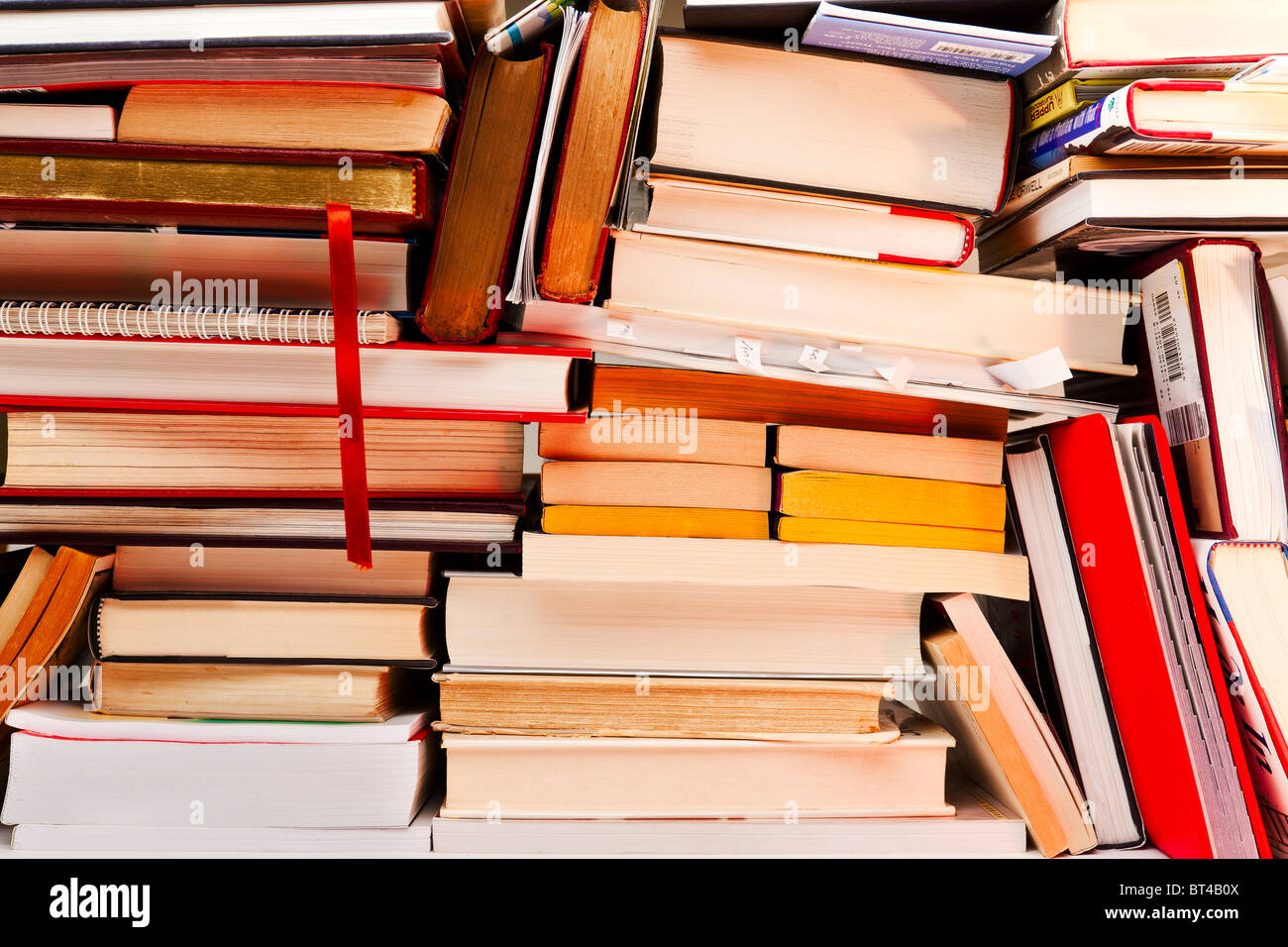 Pile of Books Stock Photo - Alamy