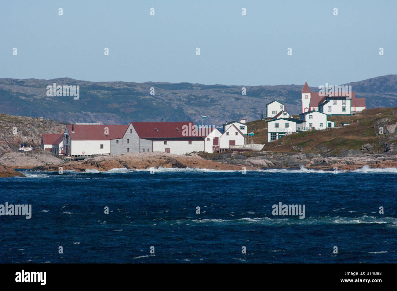 Newfoundland labrador battle harbour coast hi-res stock photography and ...