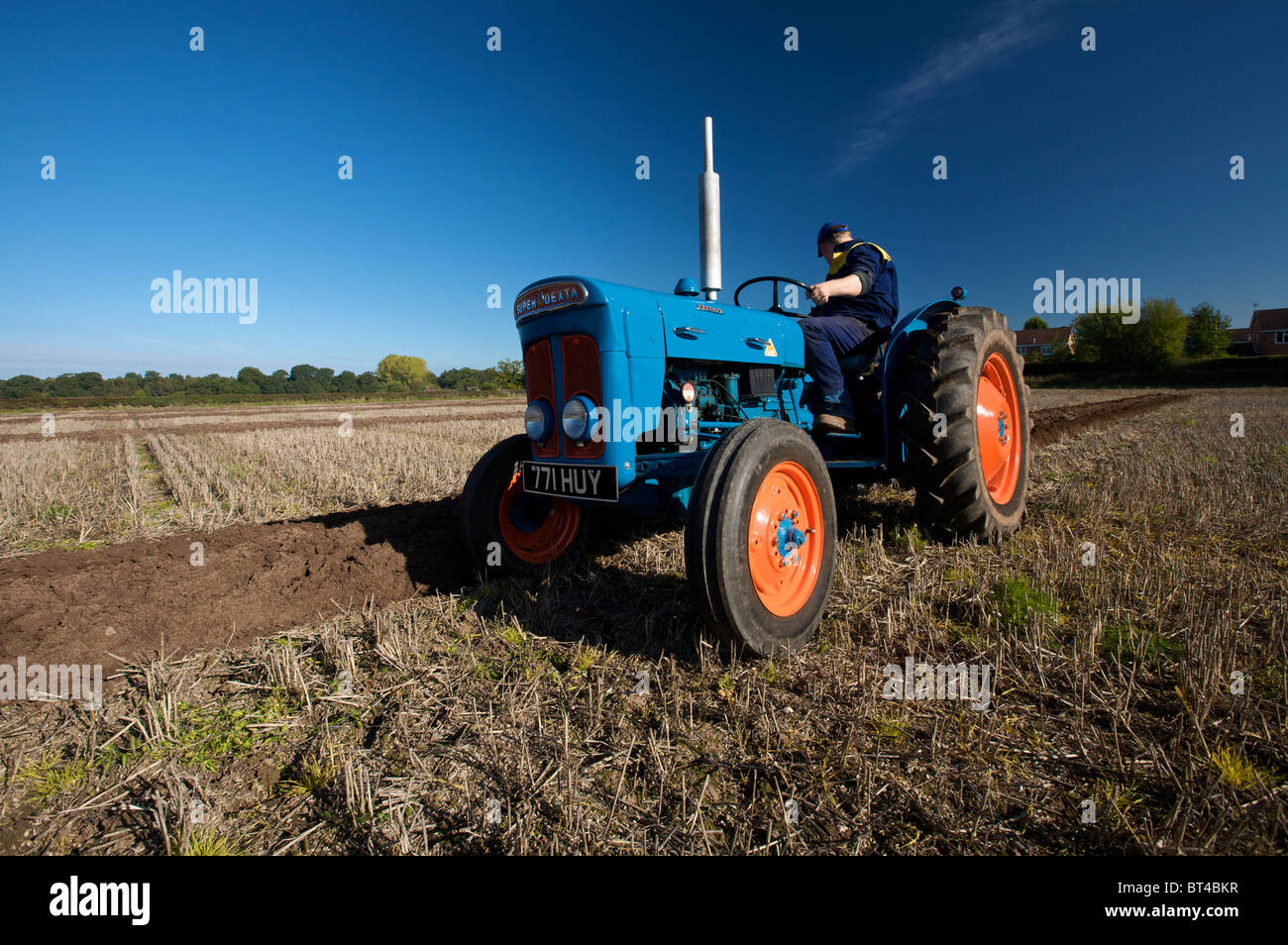 Fordson Dexter Tractor Stock Photo - Alamy