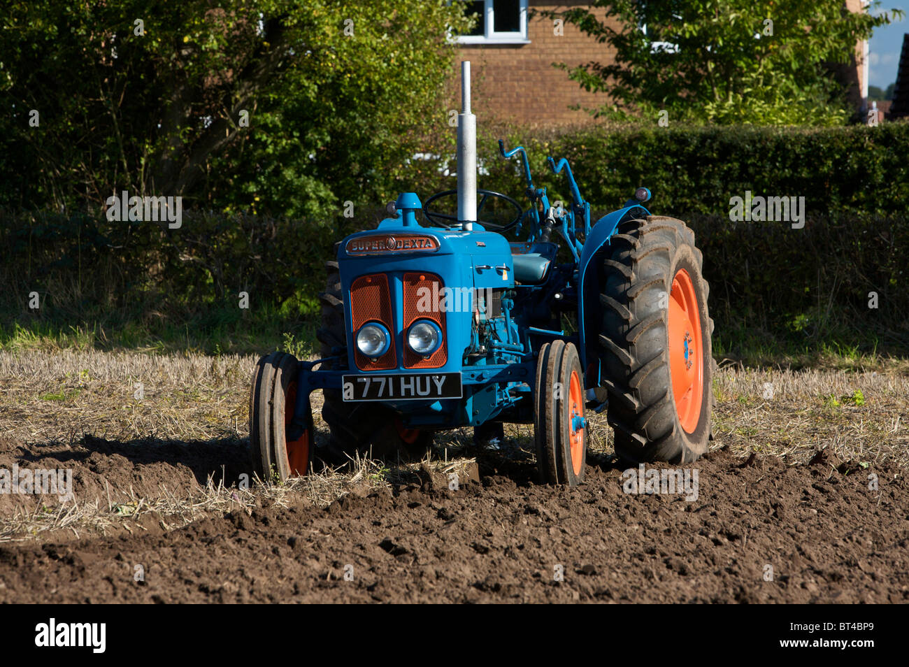 Fordson Dexter Tractor Stock Photo - Alamy
