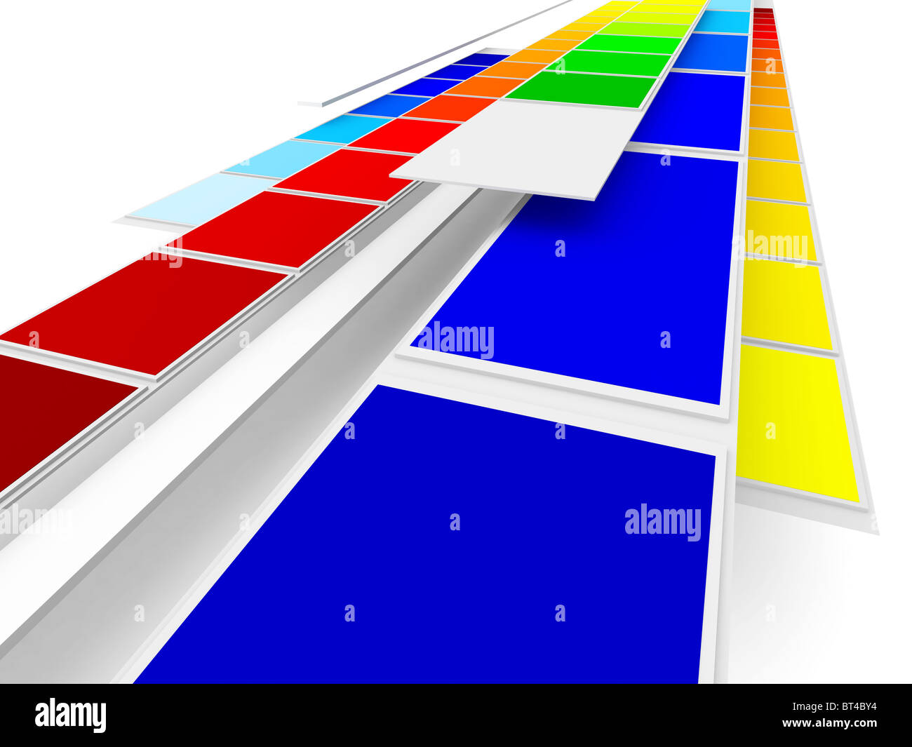 Colorful printing Cut Out Stock Images & Pictures - Alamy