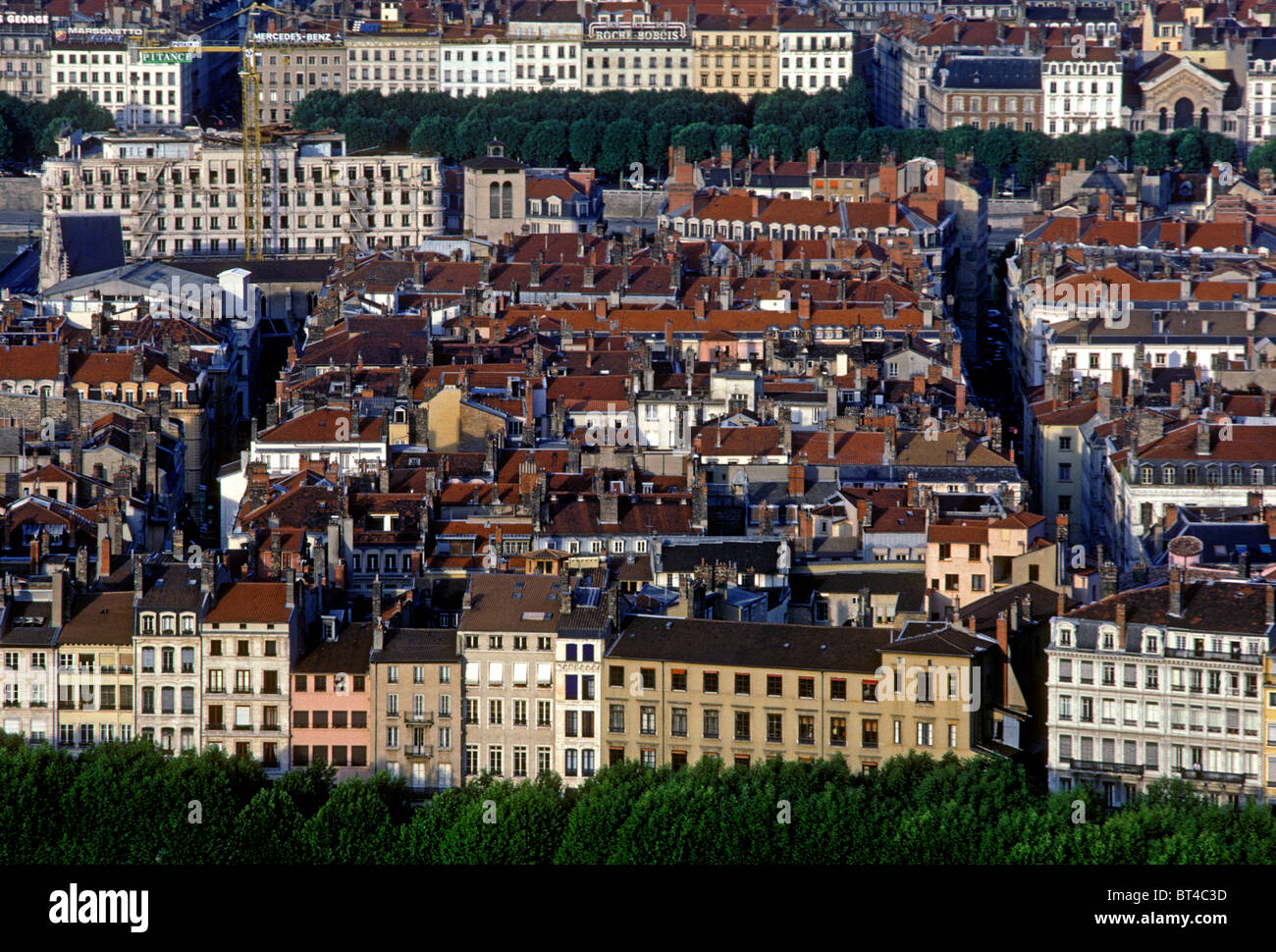 buildings along waterfront, waterfront, riverside, Saone River, city of ...