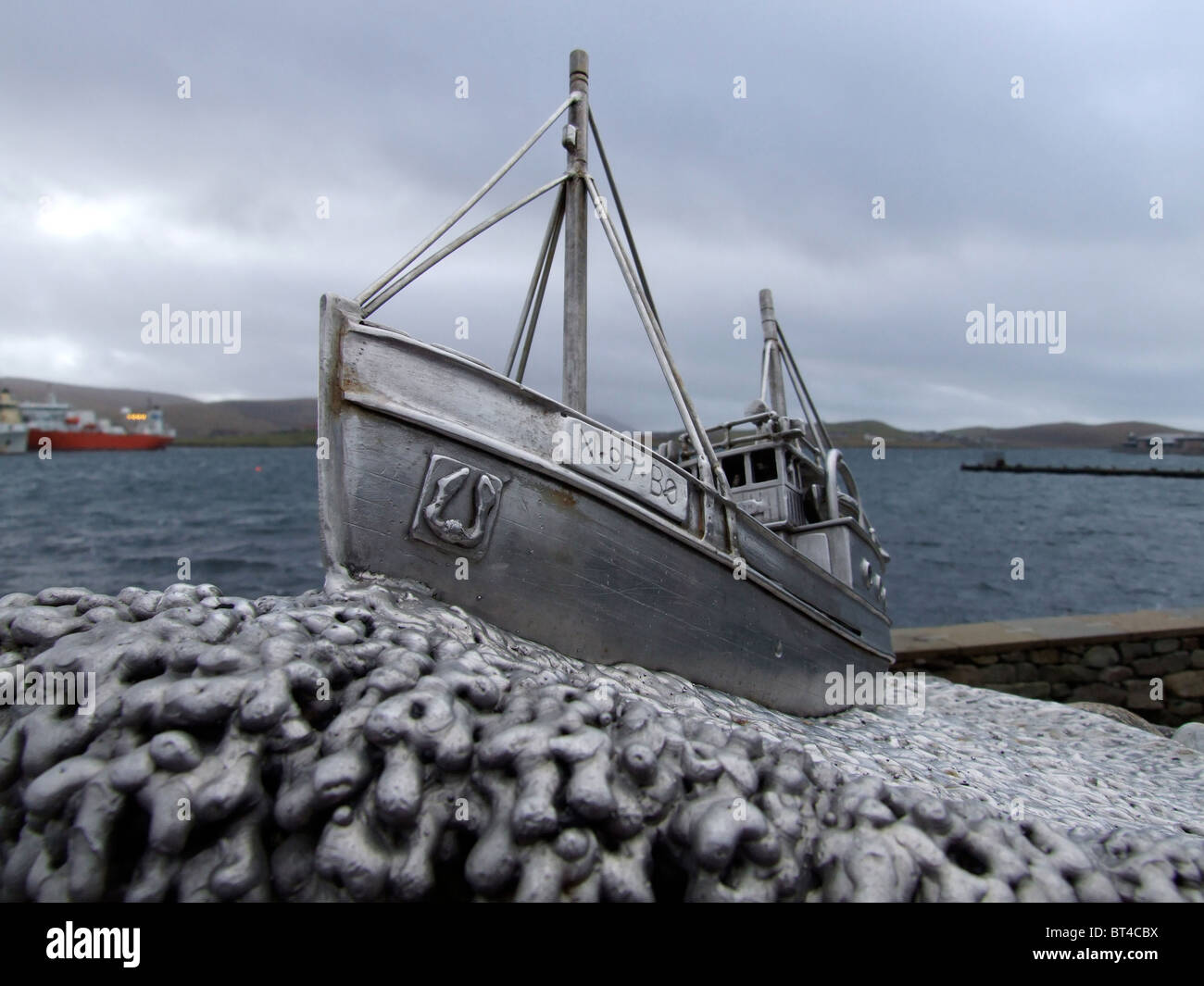 Shetland bus memorial hi-res stock photography and images - Alamy
