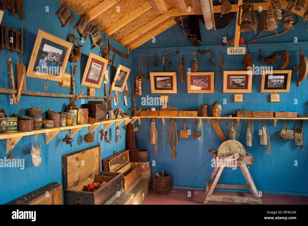 Canada, Newfoundland and Labrador, Twillingate. Prime Berth historic ...