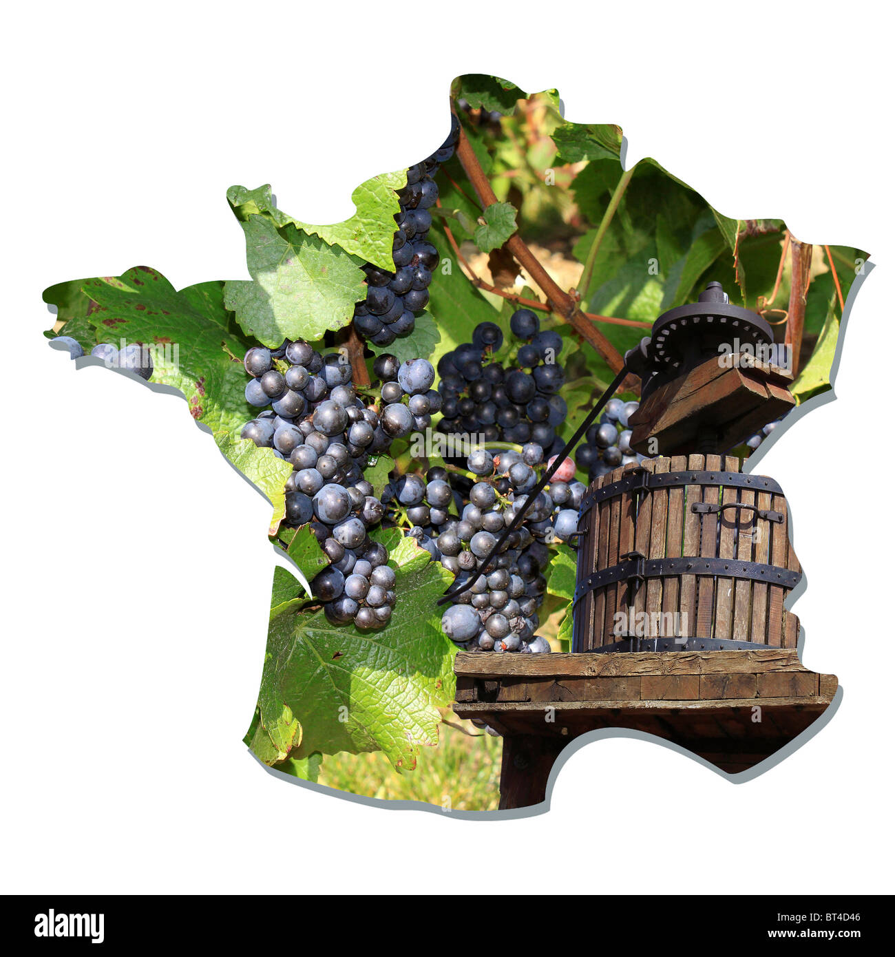 Gastronomy map of france hi-res stock photography and images - Alamy