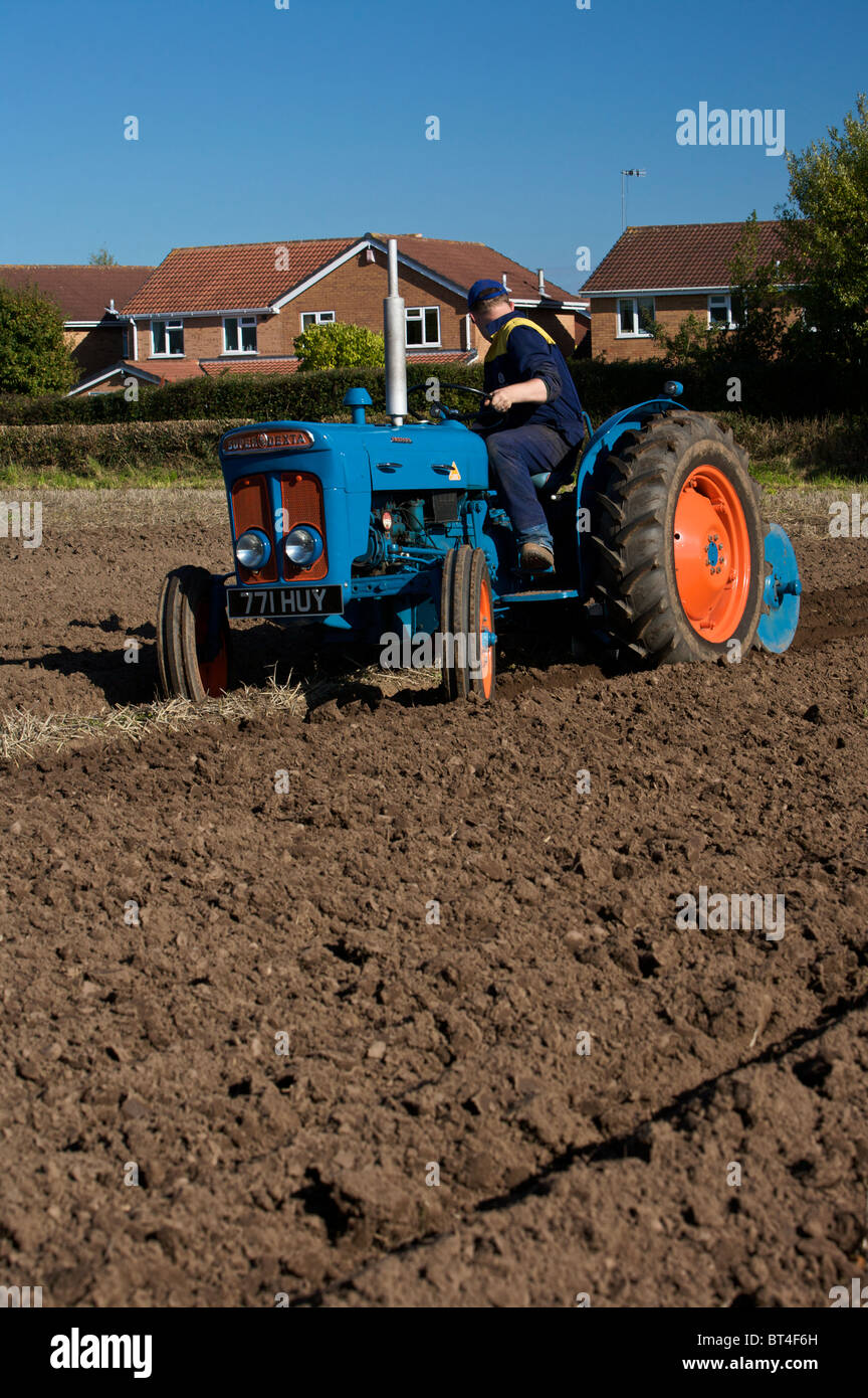 Fordson Dexter Tractor Stock Photo - Alamy