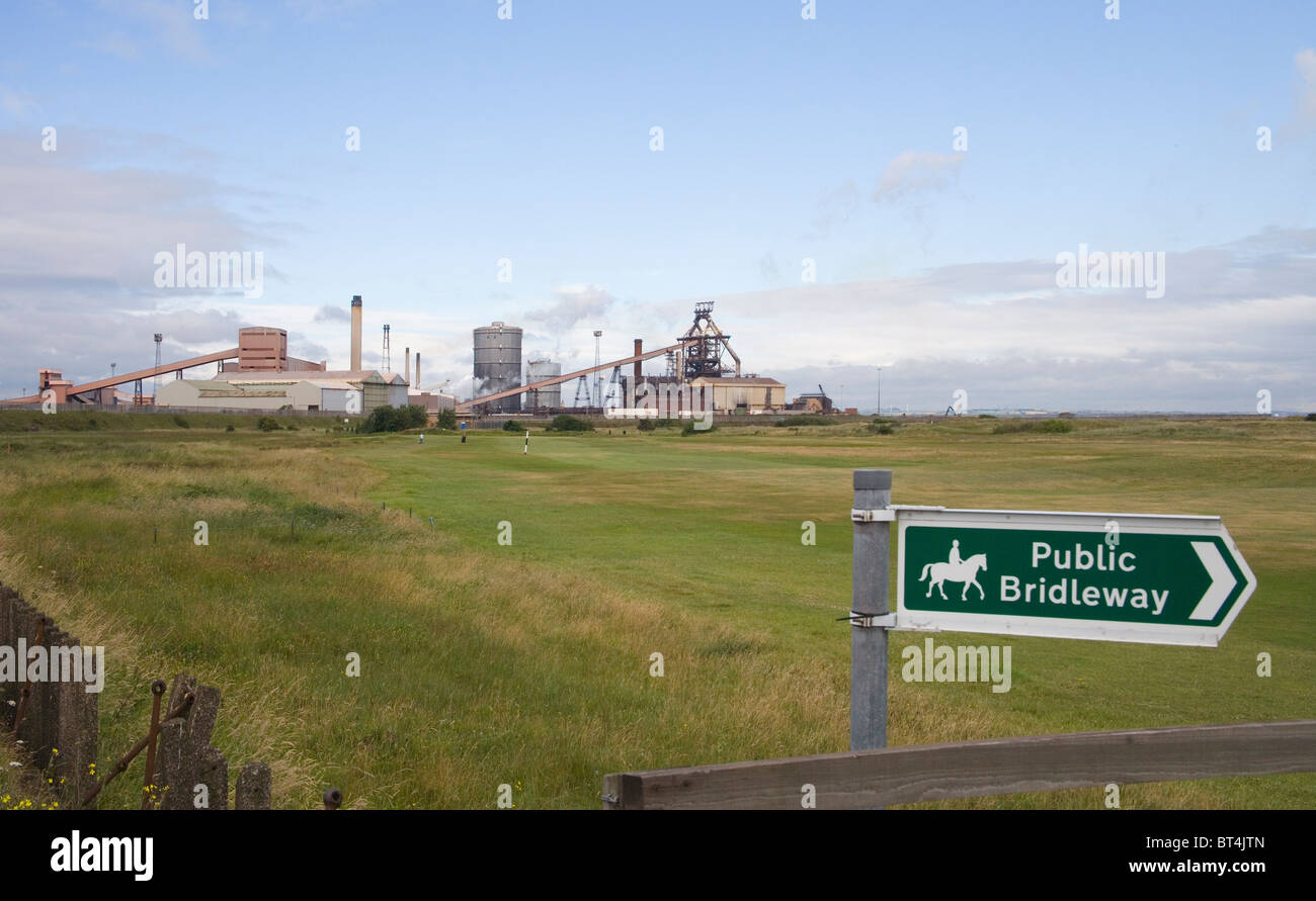 the corus steel works at redcar Stock Photo - Alamy