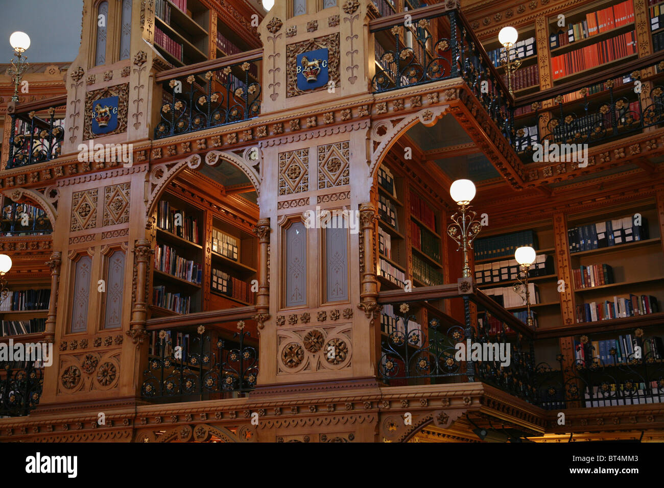Library of Canadian Parliament Building in Ottawa Stock Photo - Alamy