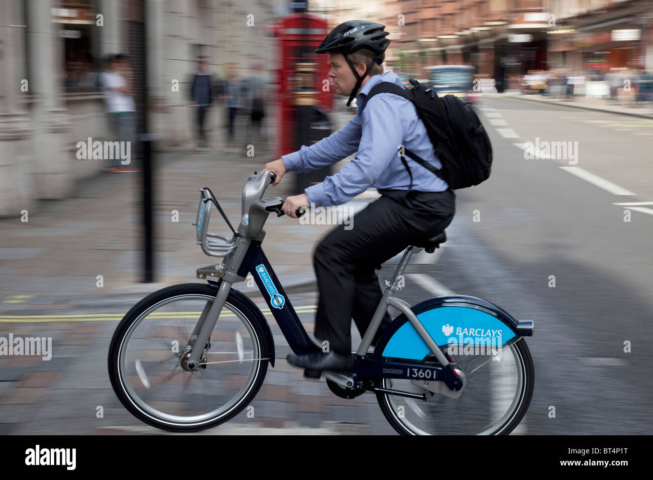 Boris Bike Bikes Scheme Central London High Resolution Stock ...