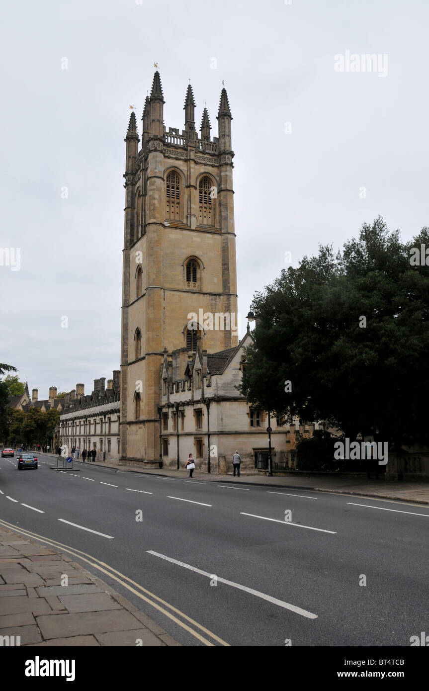 Tower of Magdalene College Chapel as viewed from Magdalene Bridge ...