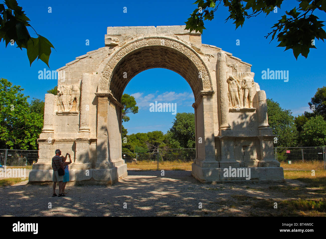 Glanum. Roman ruins. St Remy de Provence, France, Provence-Alpes-Cote-d ...