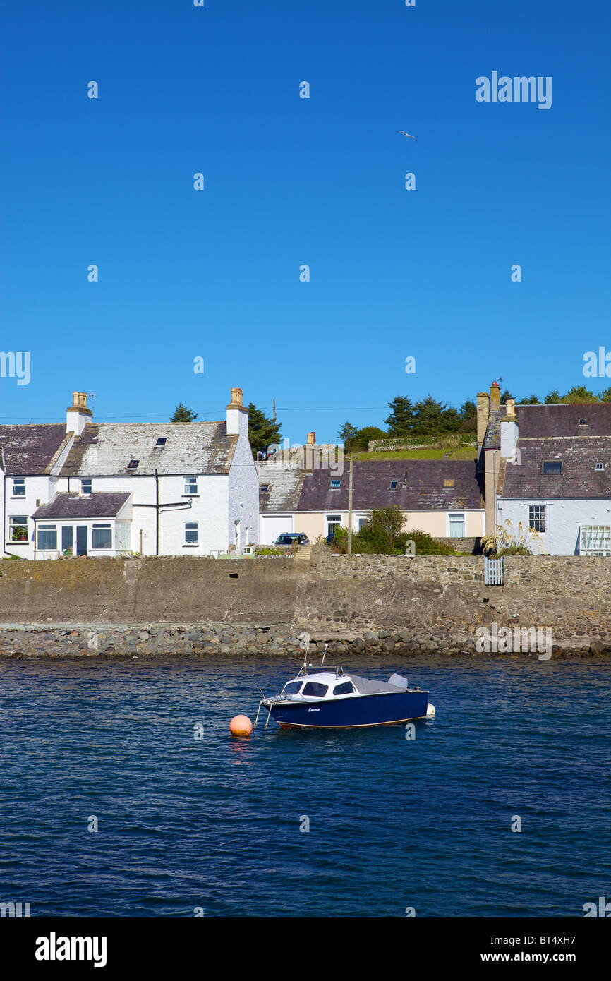Port William, lying on the eastern shore of Luce Bay in Galloway Stock ...