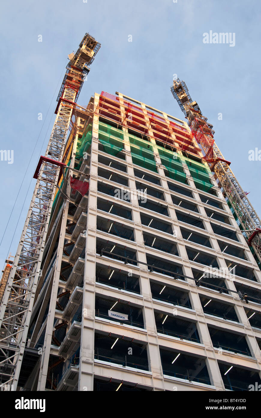 TOWER BUILDING UNDER CONSTRUCTION Stock Photo - Alamy