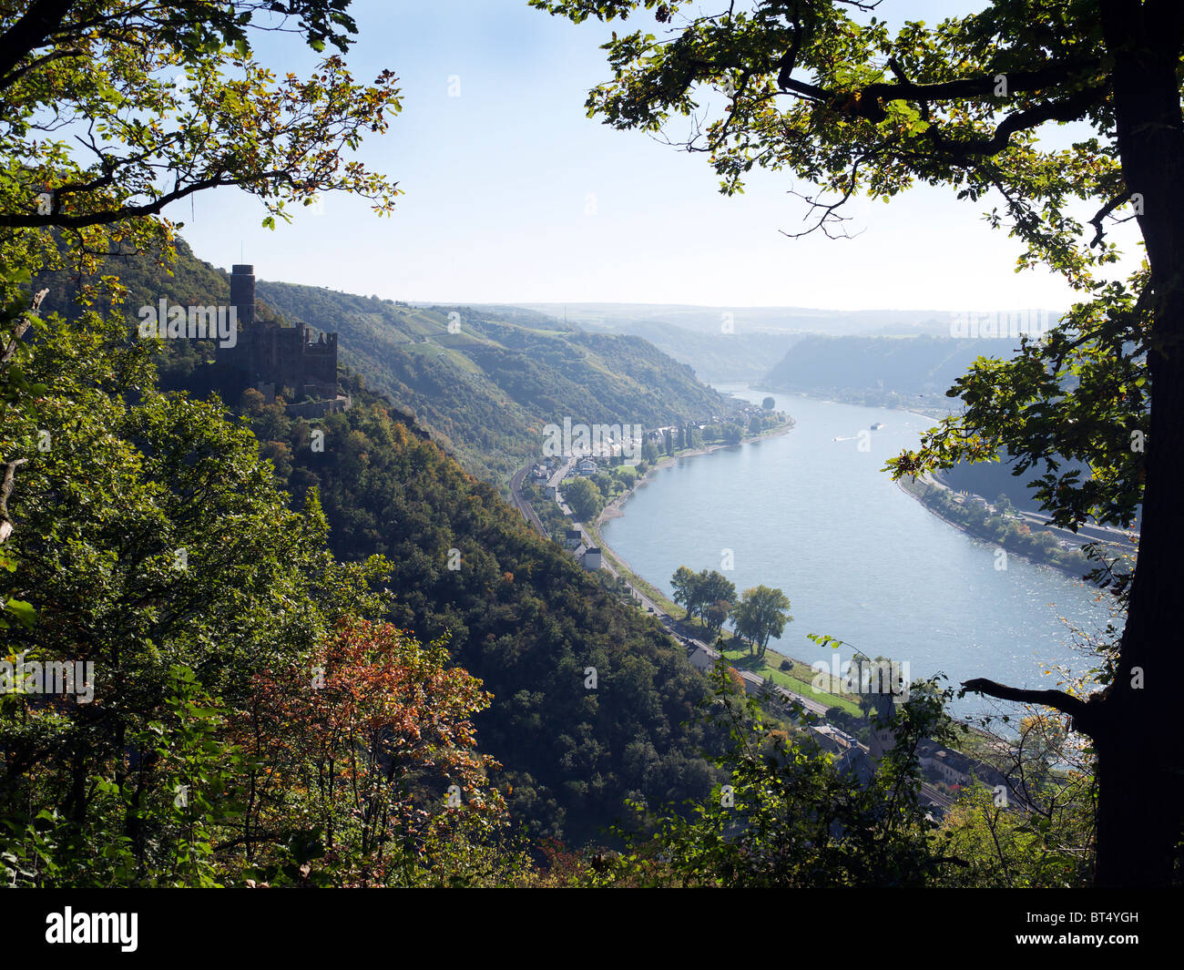 Maus castle burg maus at rhine hi-res stock photography and images - Alamy