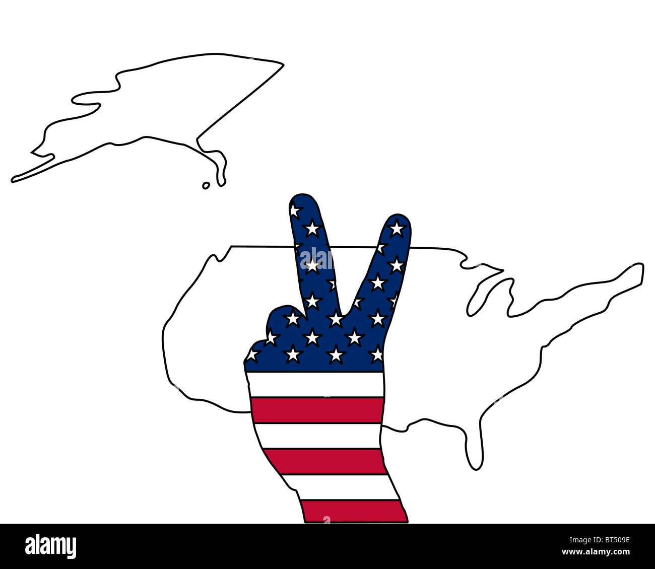 American hand signal Stock Photo - Alamy