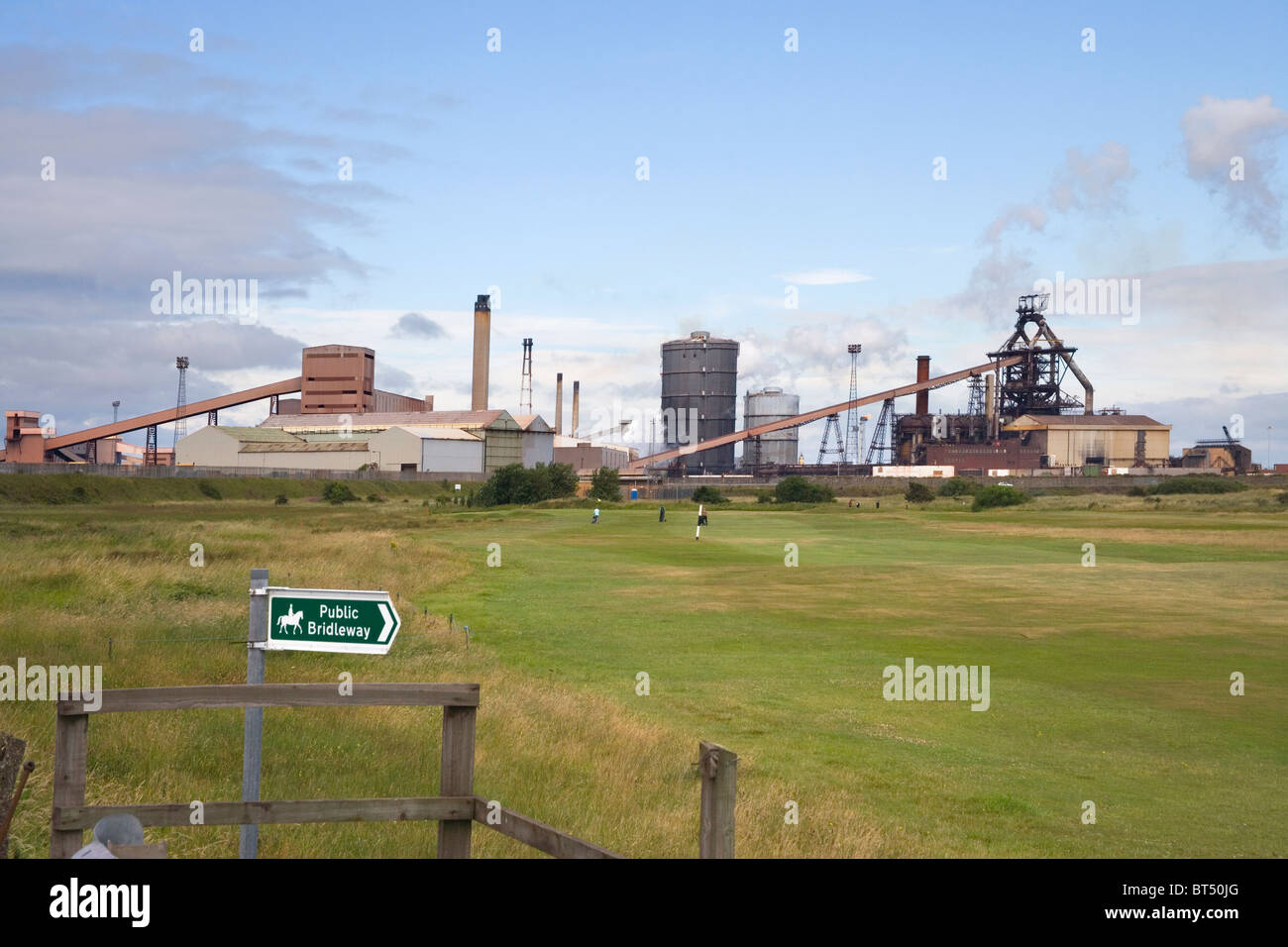 the corus steel works at redcar Stock Photo - Alamy