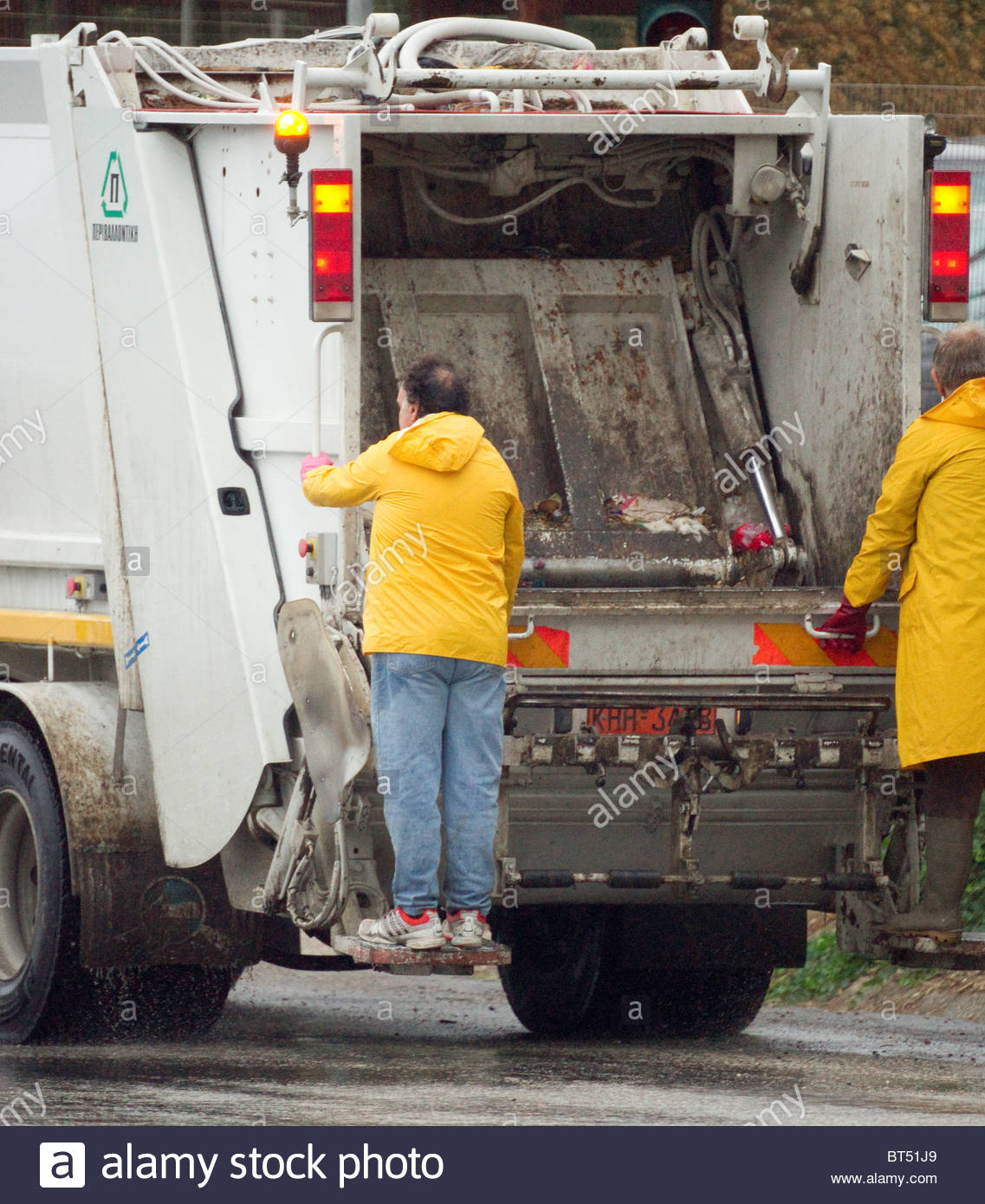 Waste Collection Vehicles For Biffa Stock Photos & Waste Collection ...