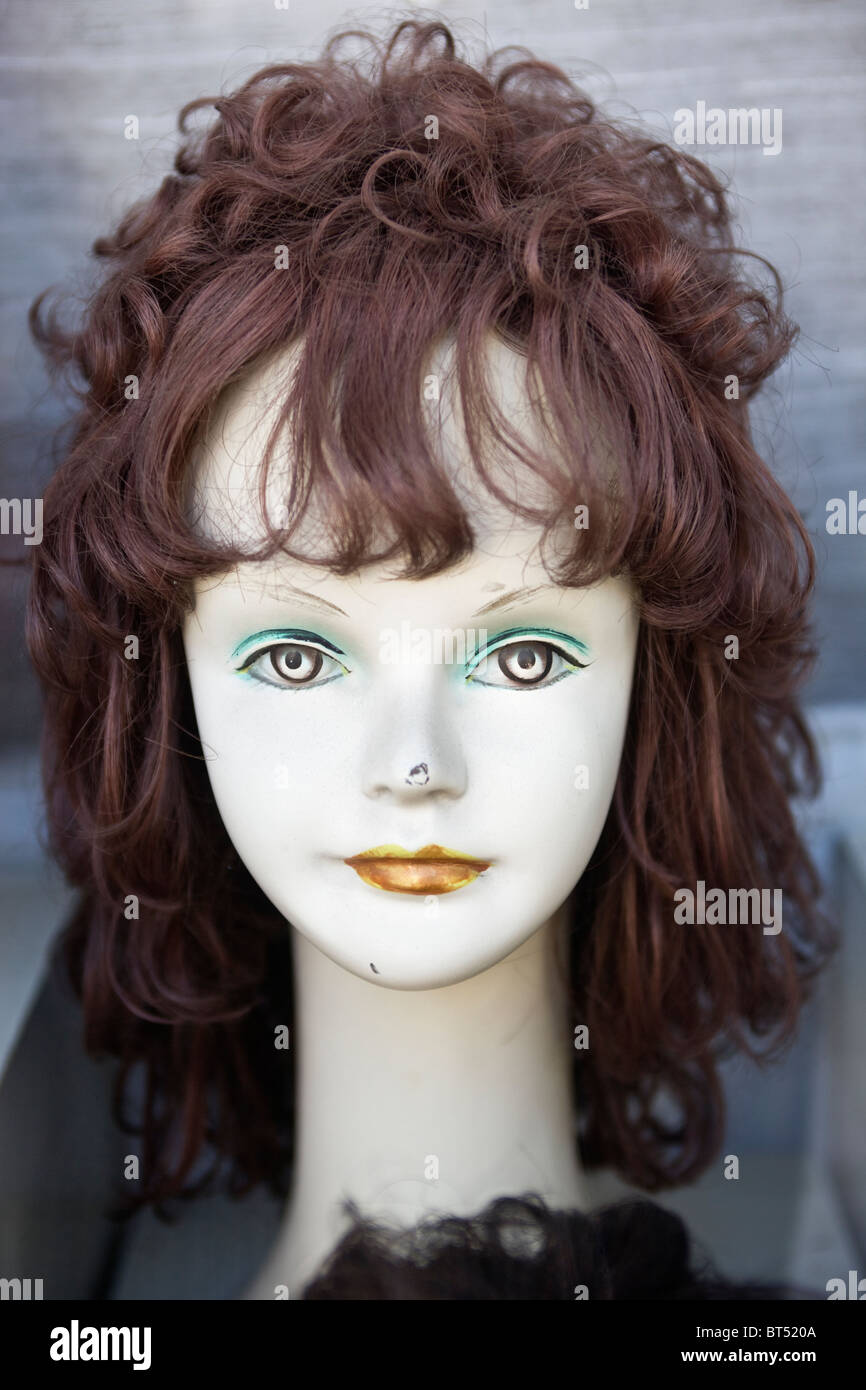 Wig Shop Window Busan South Korea Stock Photo - Alamy