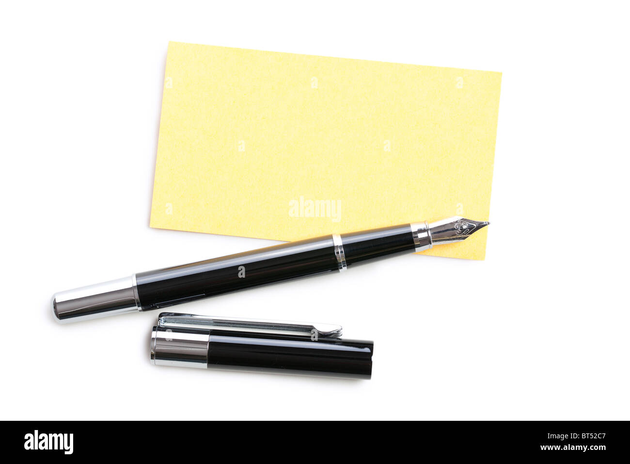 business card and pen Stock Photo - Alamy