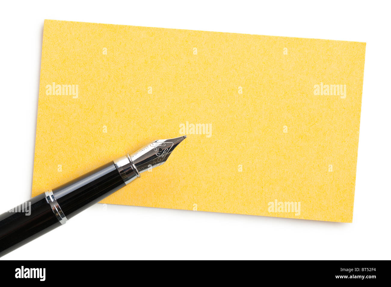 business card and pen Stock Photo - Alamy