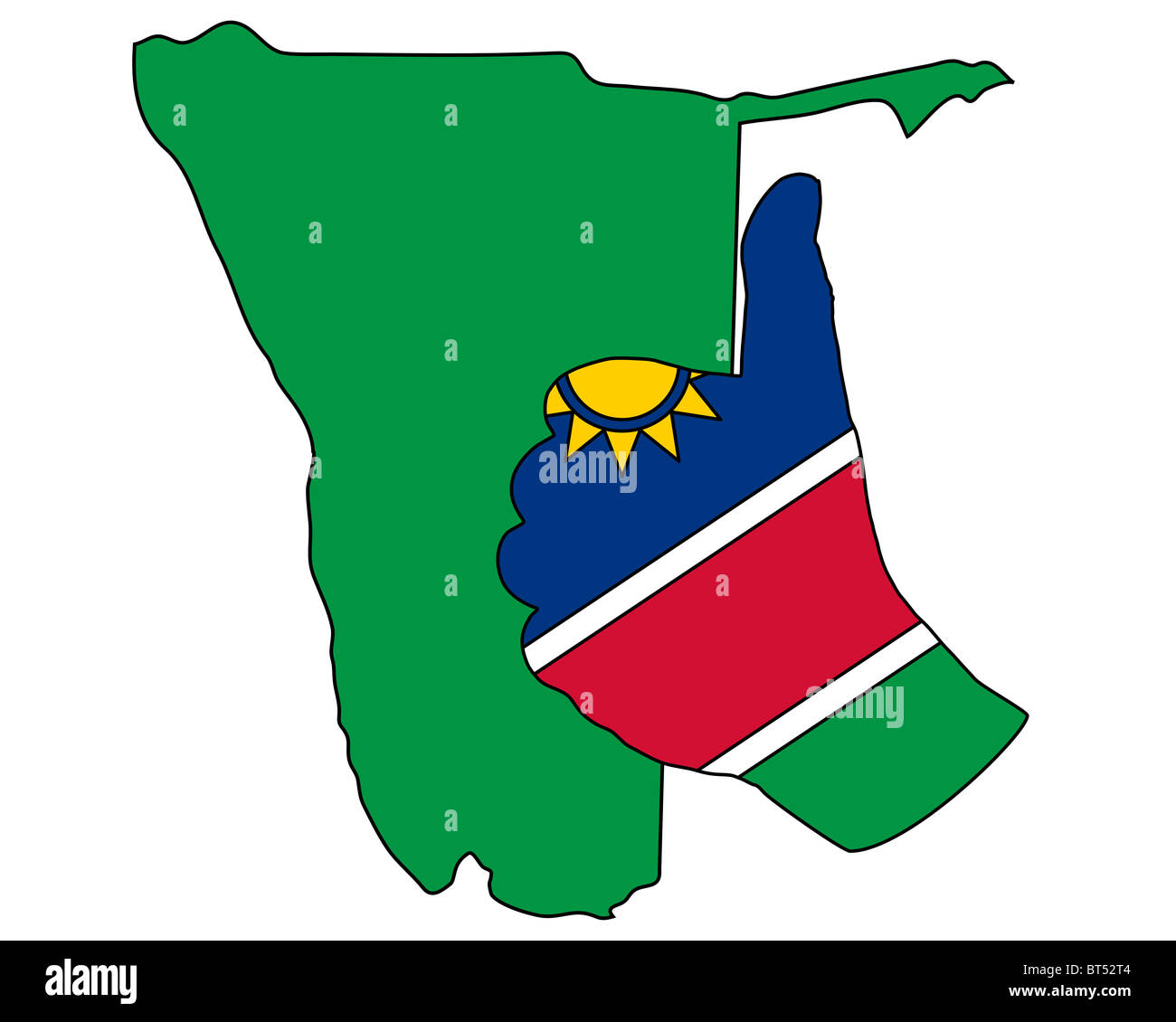 Namibia hand signal hi-res stock photography and images - Alamy