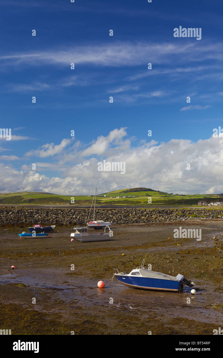 Port William, lying on the eastern shore of Luce Bay in Galloway Stock ...