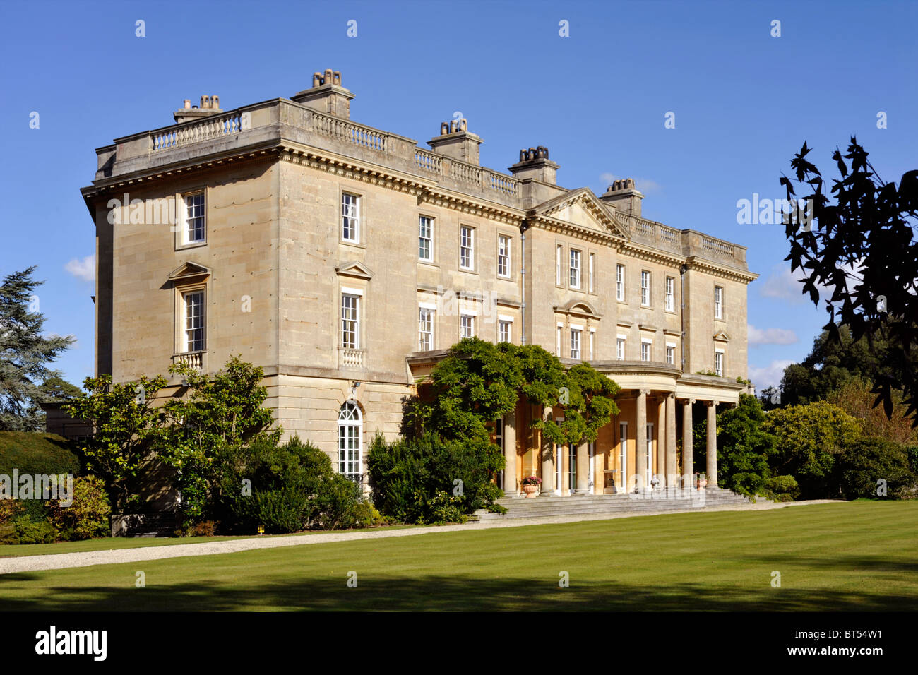 exbury house in exbury gardens new forest england uk Stock Photo - Alamy