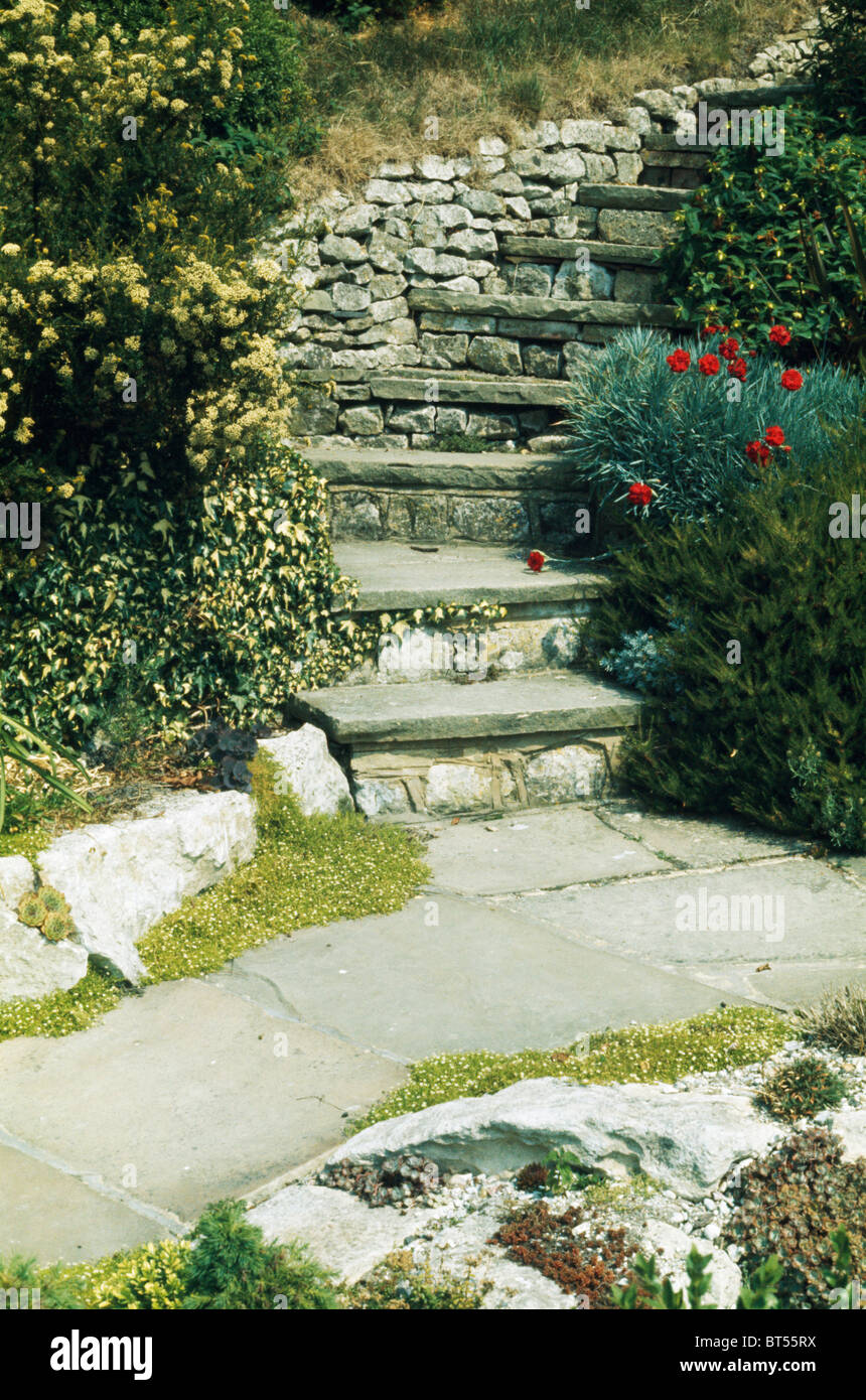 Stone Steps On Hillside